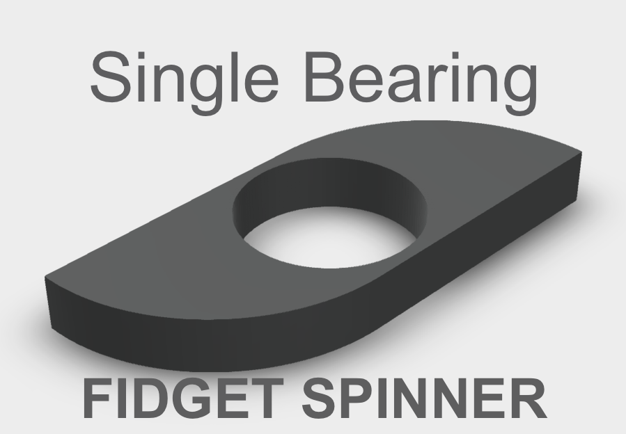3D Printed Single Bearing Fidget Spinner - Instructables