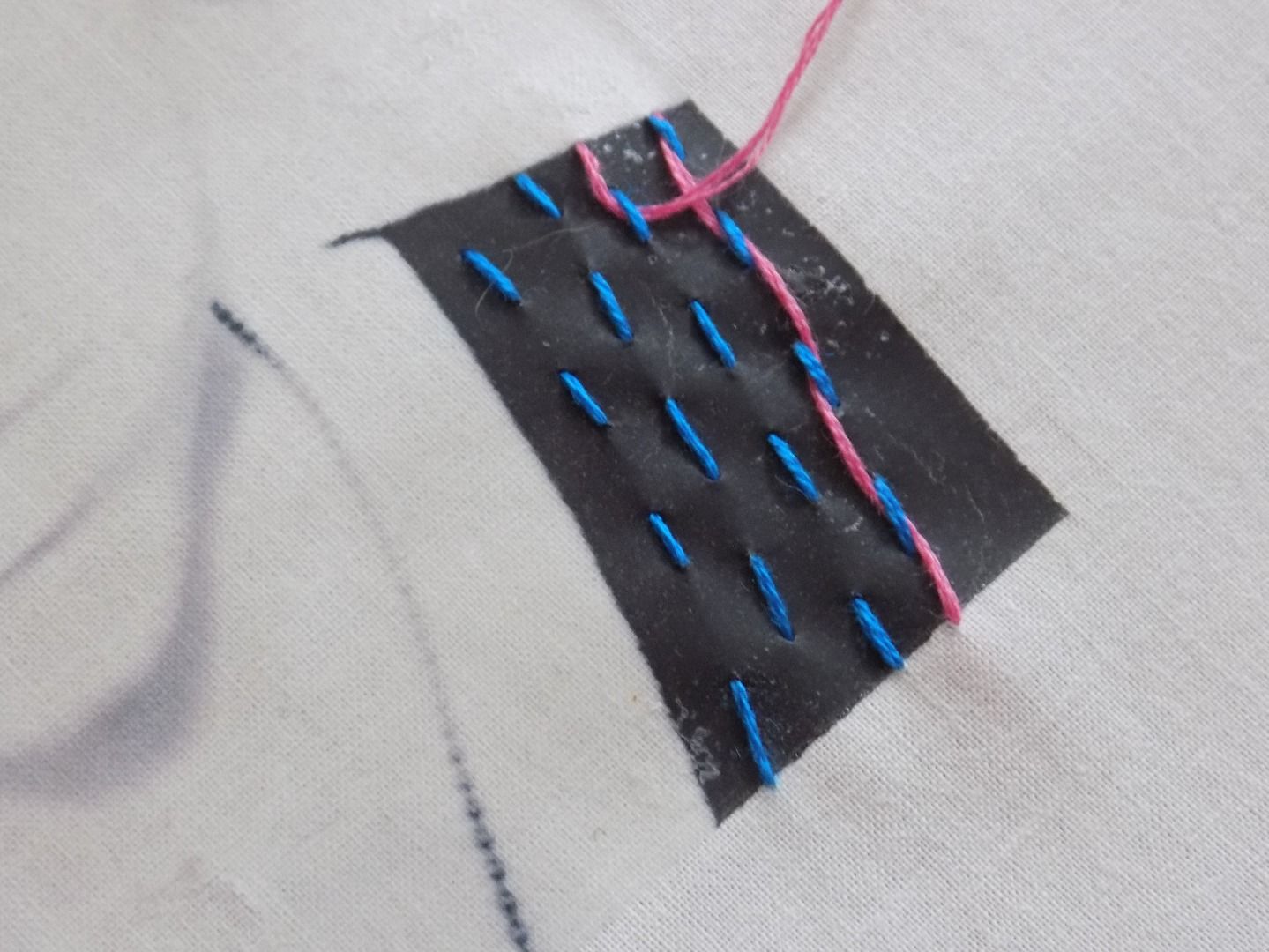 Embroidery 101: Laced Running Stitch : 4 Steps (with Pictures ...