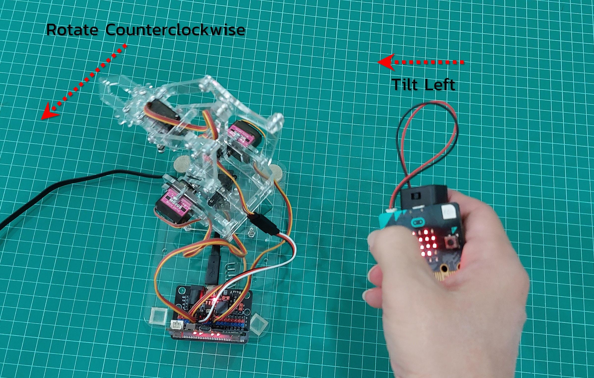 Control Robot Arm With Simple Gestures : 8 Steps (with Pictures ...