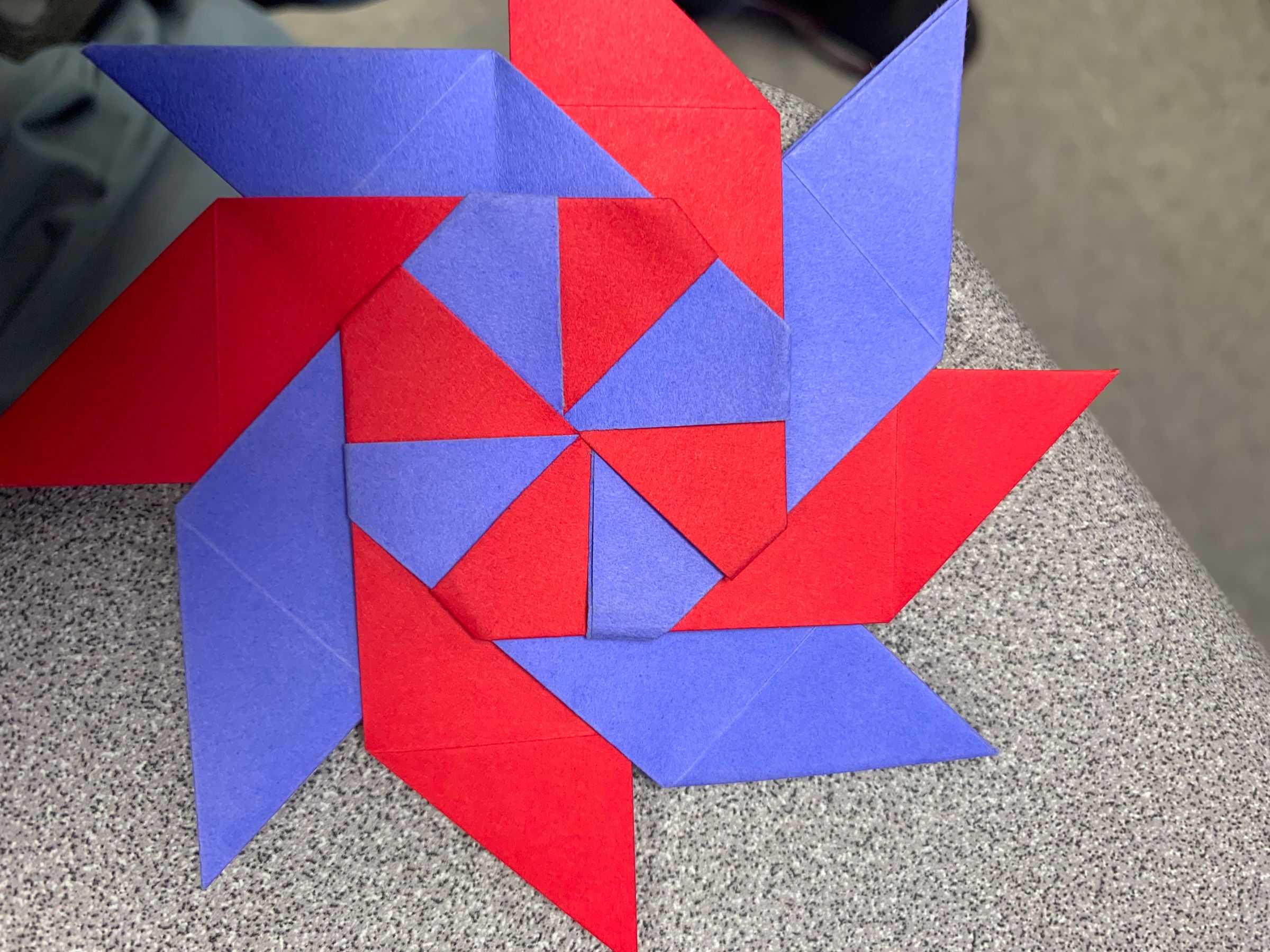 Transforming Ninja Star With 8 Points : 15 Steps - Instructables