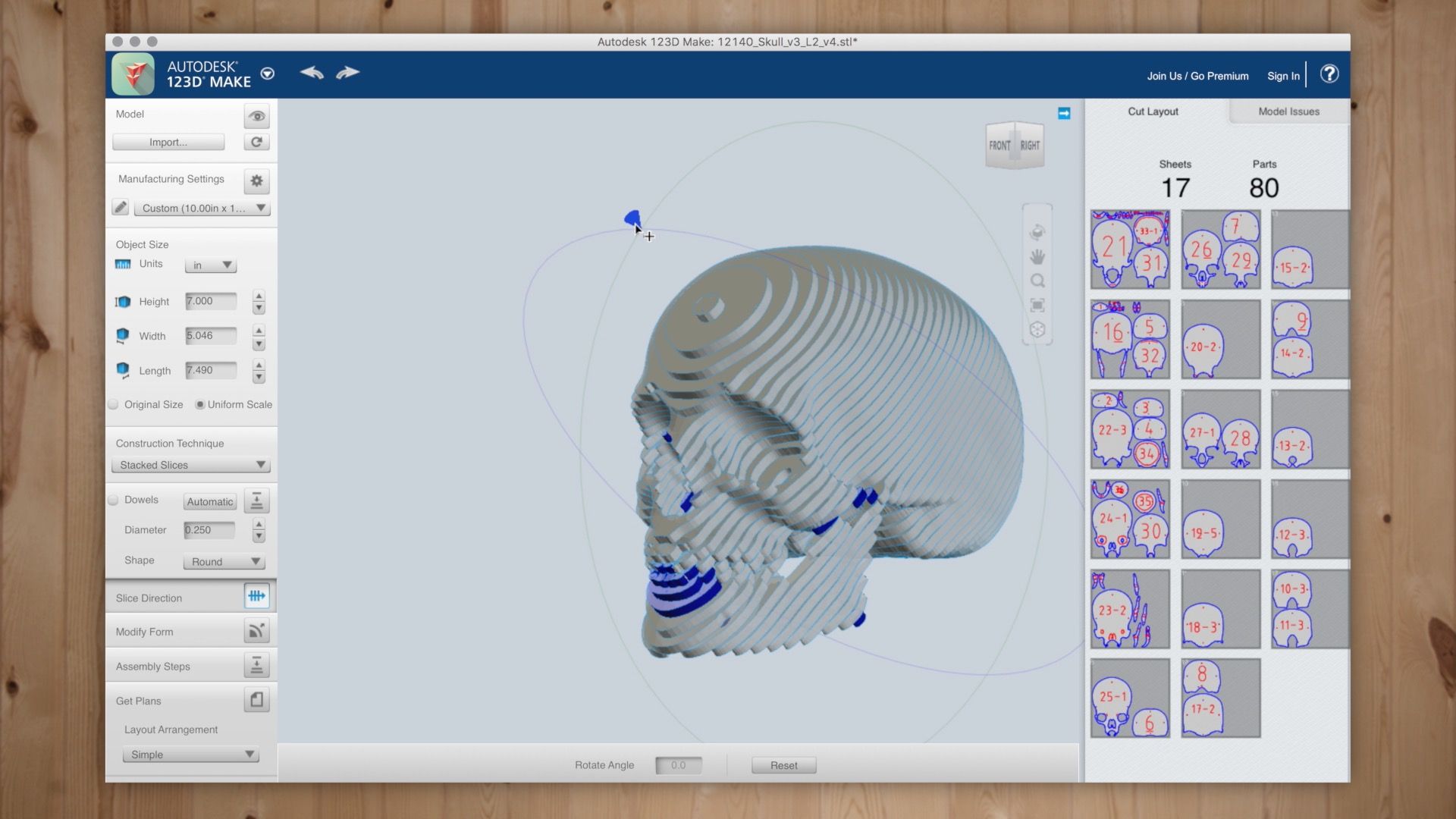 Laser Cutting Cardboard to Make a Human Skull : 14 Steps (with Pictures ...