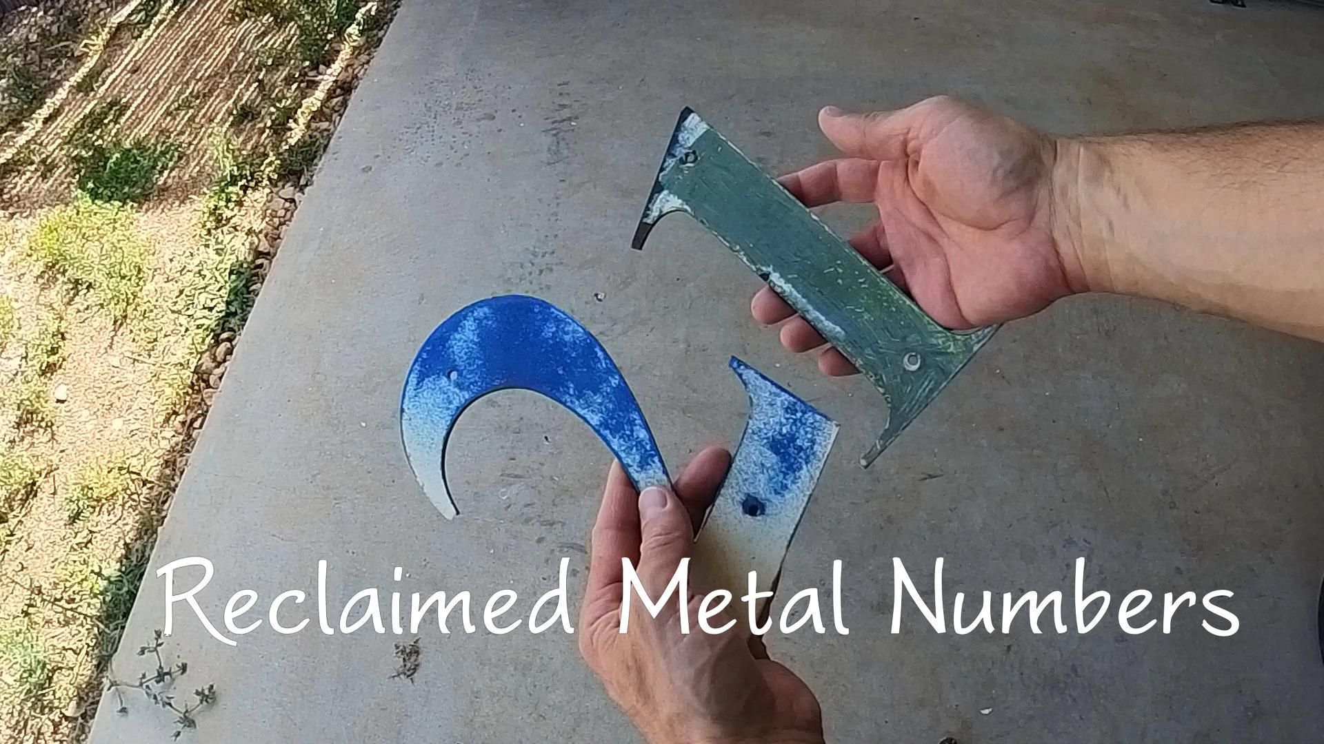 Numbers for the House - Reclaimed Style : 6 Steps (with Pictures ...