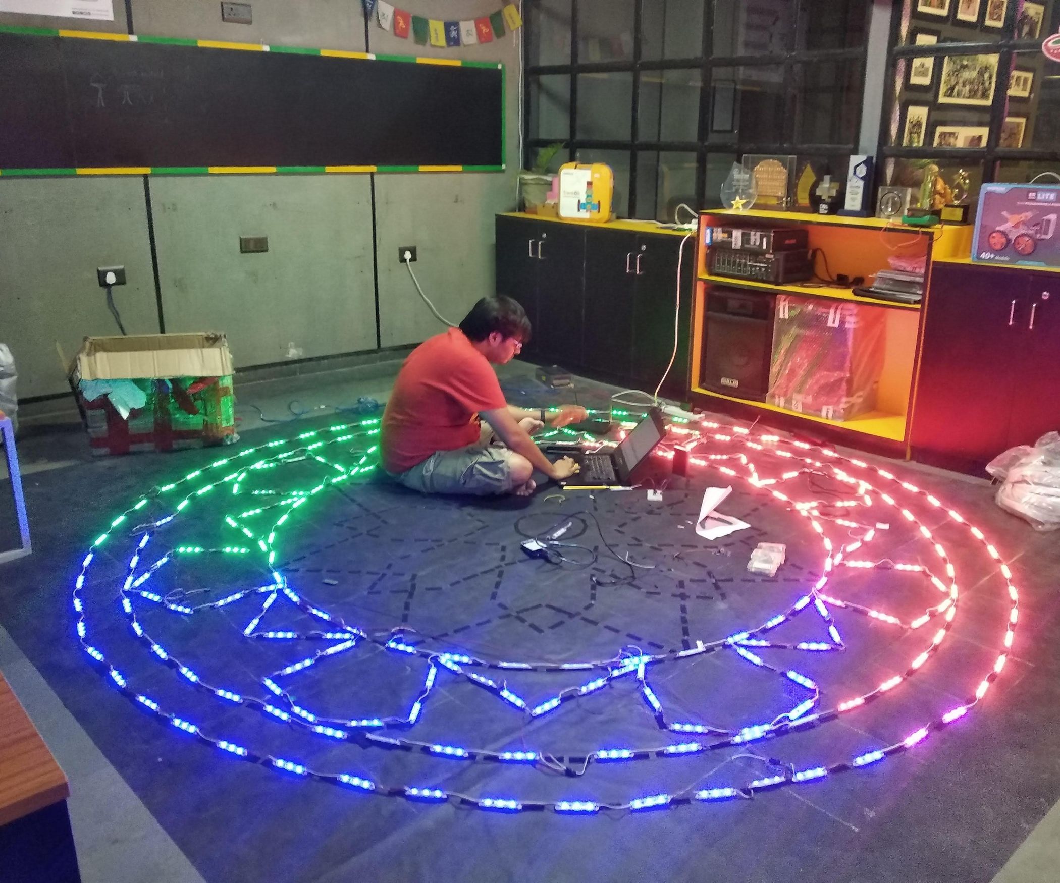 LED Mandala Installation : 8 Steps - Instructables