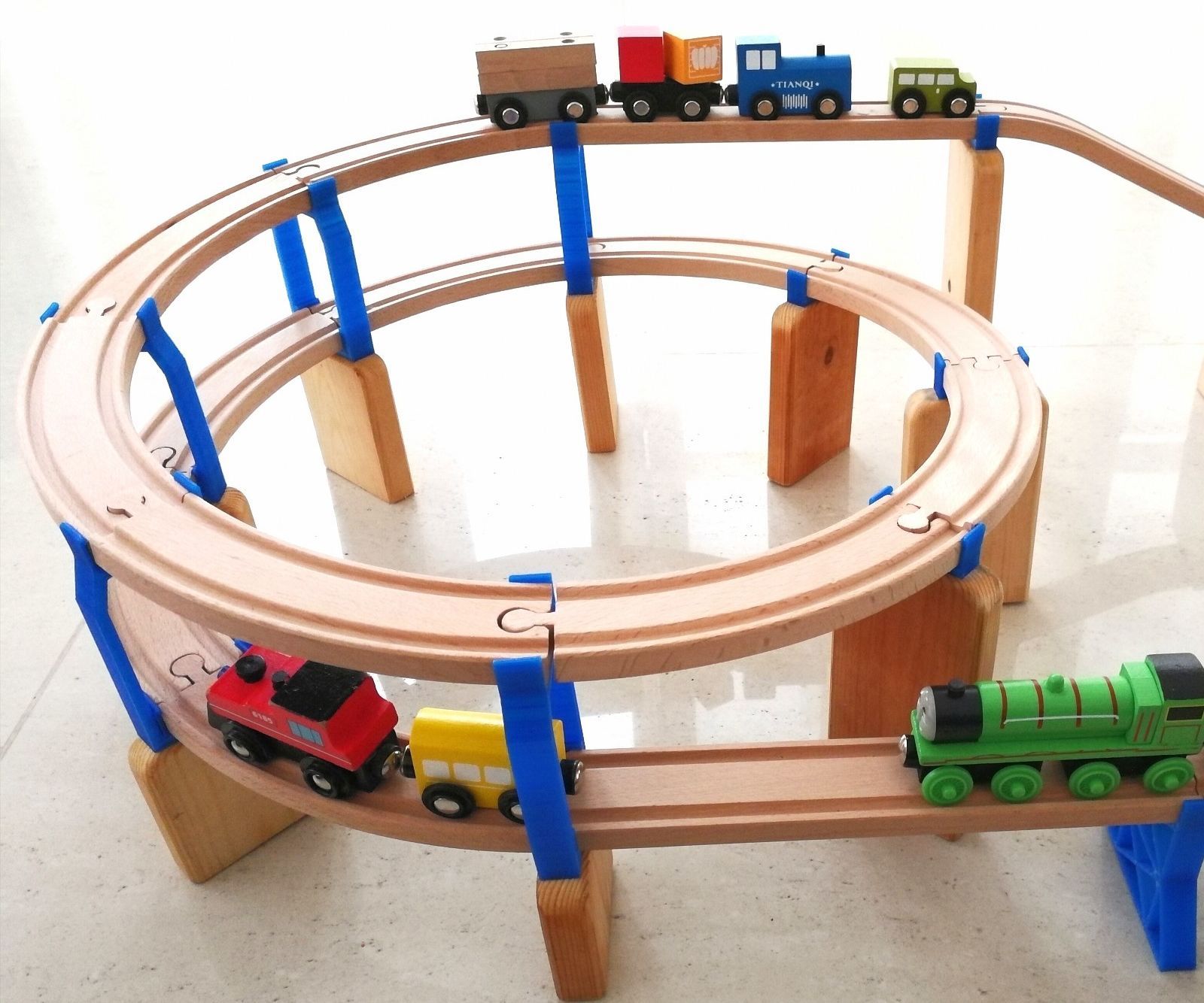 Spiral Ramp for Wooden Train Tracks : 6 Steps (with Pictures ...