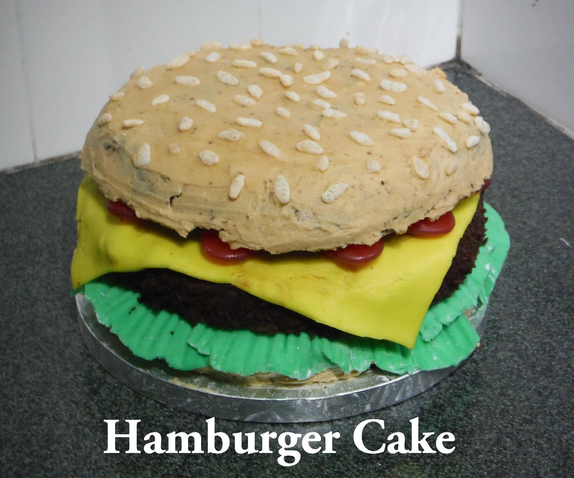 Awesome Hamburger Cake! : 10 Steps (with Pictures) - Instructables