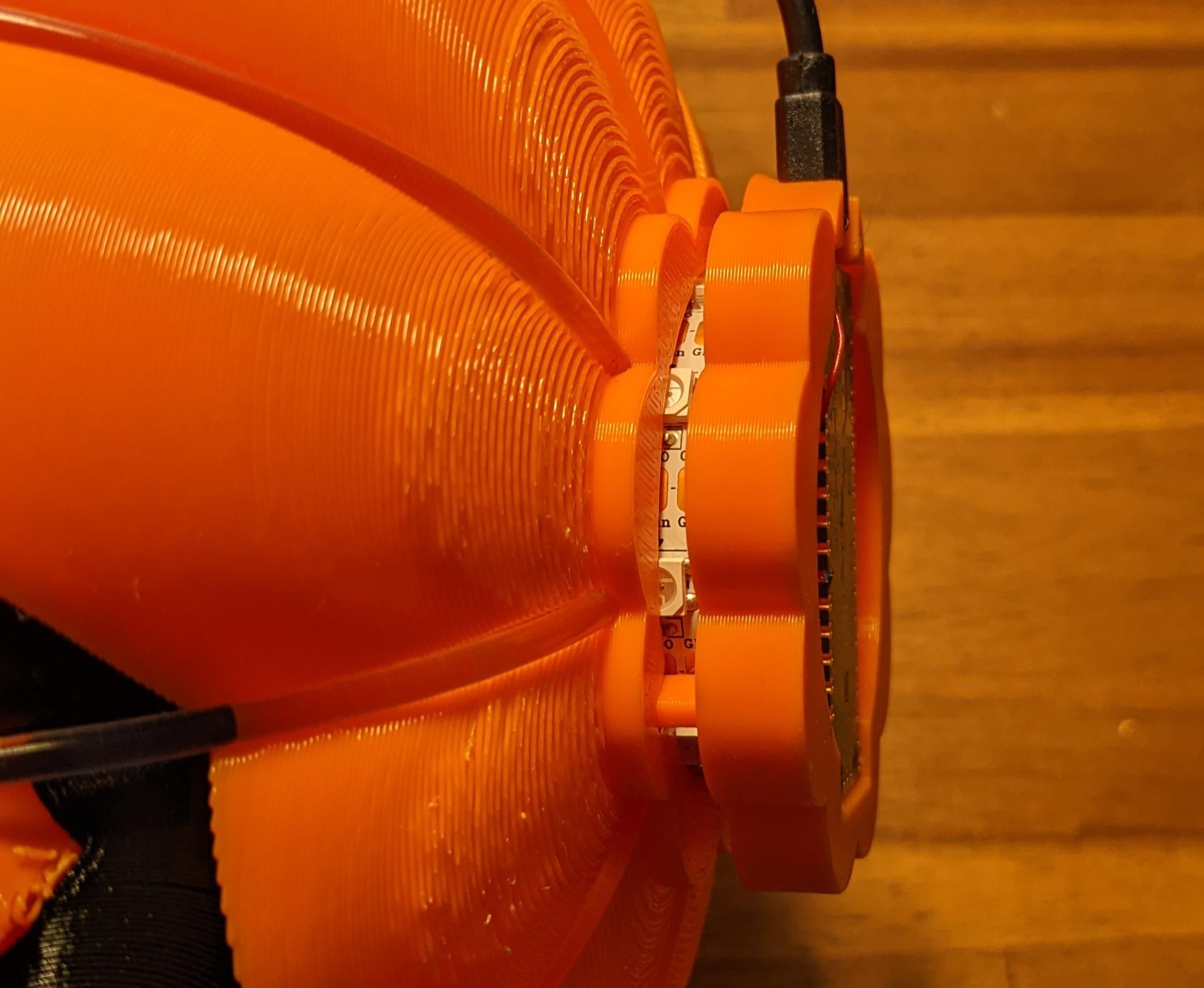 Neopixel Fiber Optic Pumpkin or Jack O'Latern With Raspberry Pi Pico ...