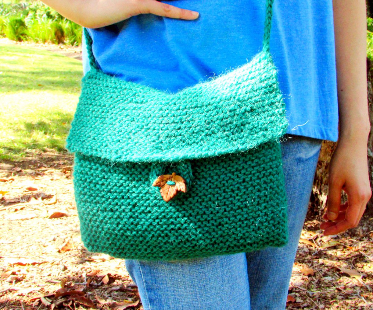 Easy Knit Shoulder Bag : 6 Steps (with Pictures) - Instructables
