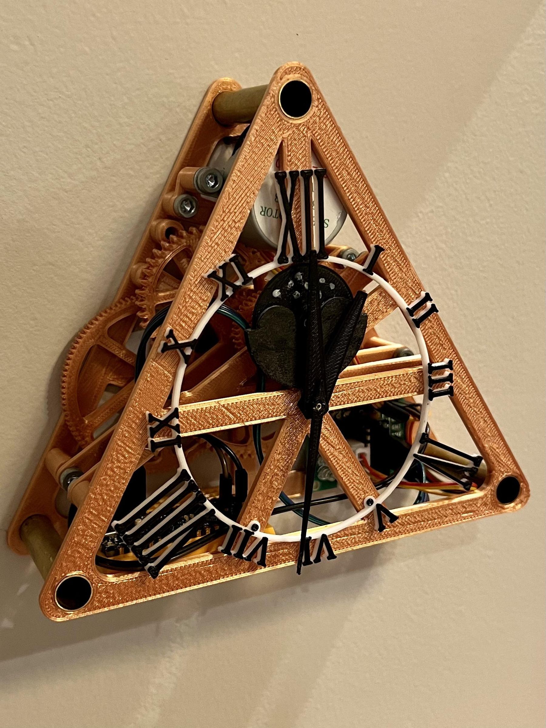 Triangulum - 3D Printed 3-Hand Clock : 16 Steps (with Pictures ...