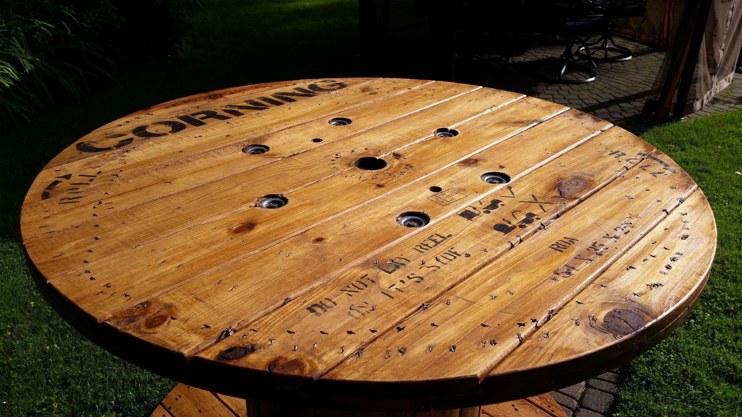 Cable Reel Table : 5 Steps (with Pictures) - Instructables