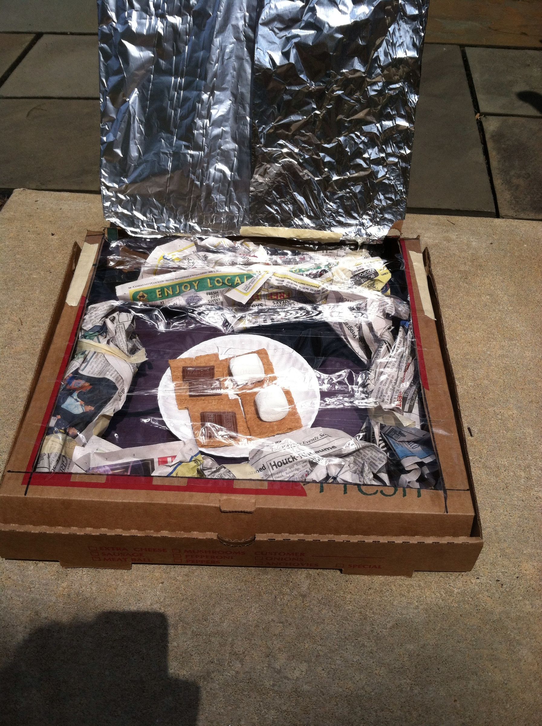 Pizza Box Solar Oven : 10 Steps - Instructables