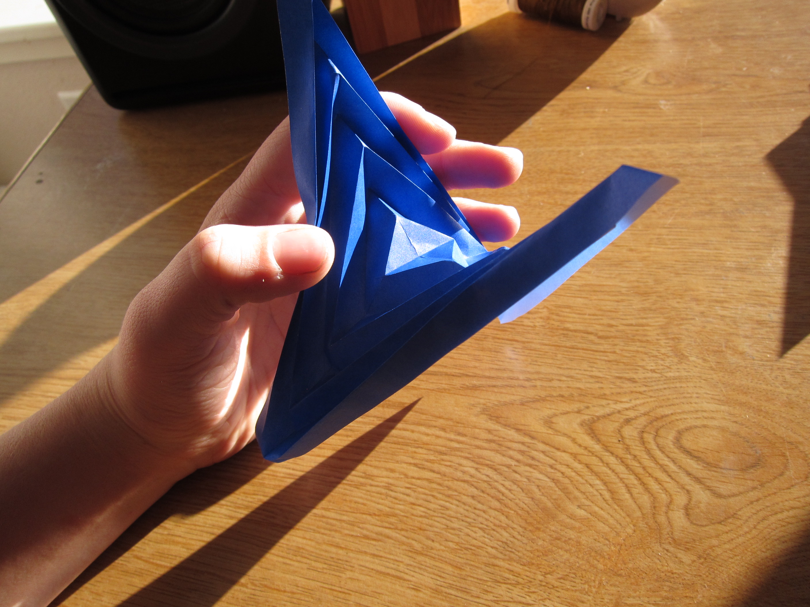 Paper "Cube" Made of Hyperbolic Paraboloids - Modular Math Origami : 7 ...
