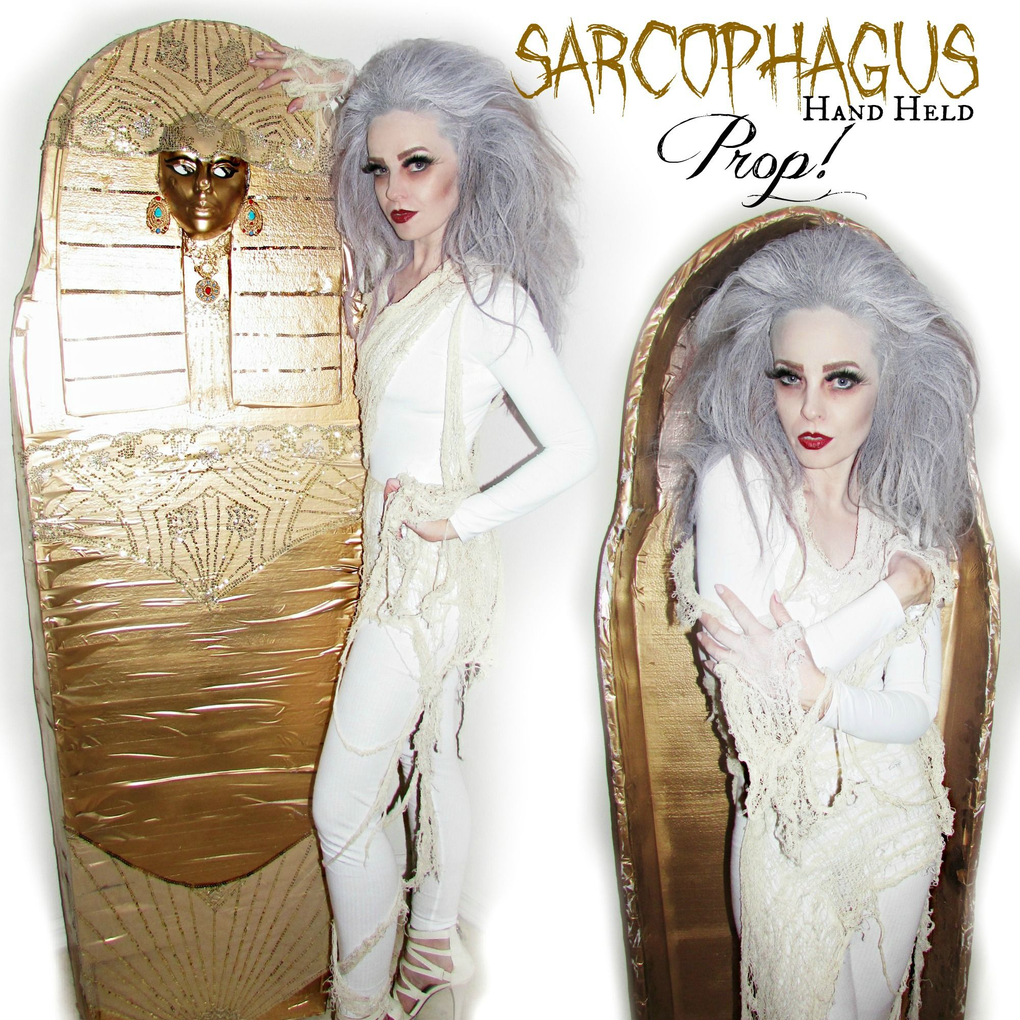 Hand Held Mummy Sarcophagus Prop! : 15 Steps (with Pictures ...