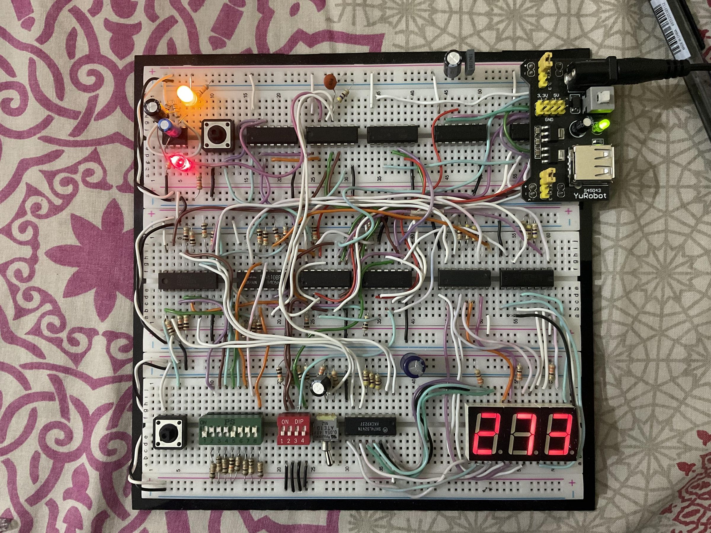 3-Digit Odd Counter Using D-FLip Flops IC's, Digital Logic Design ...