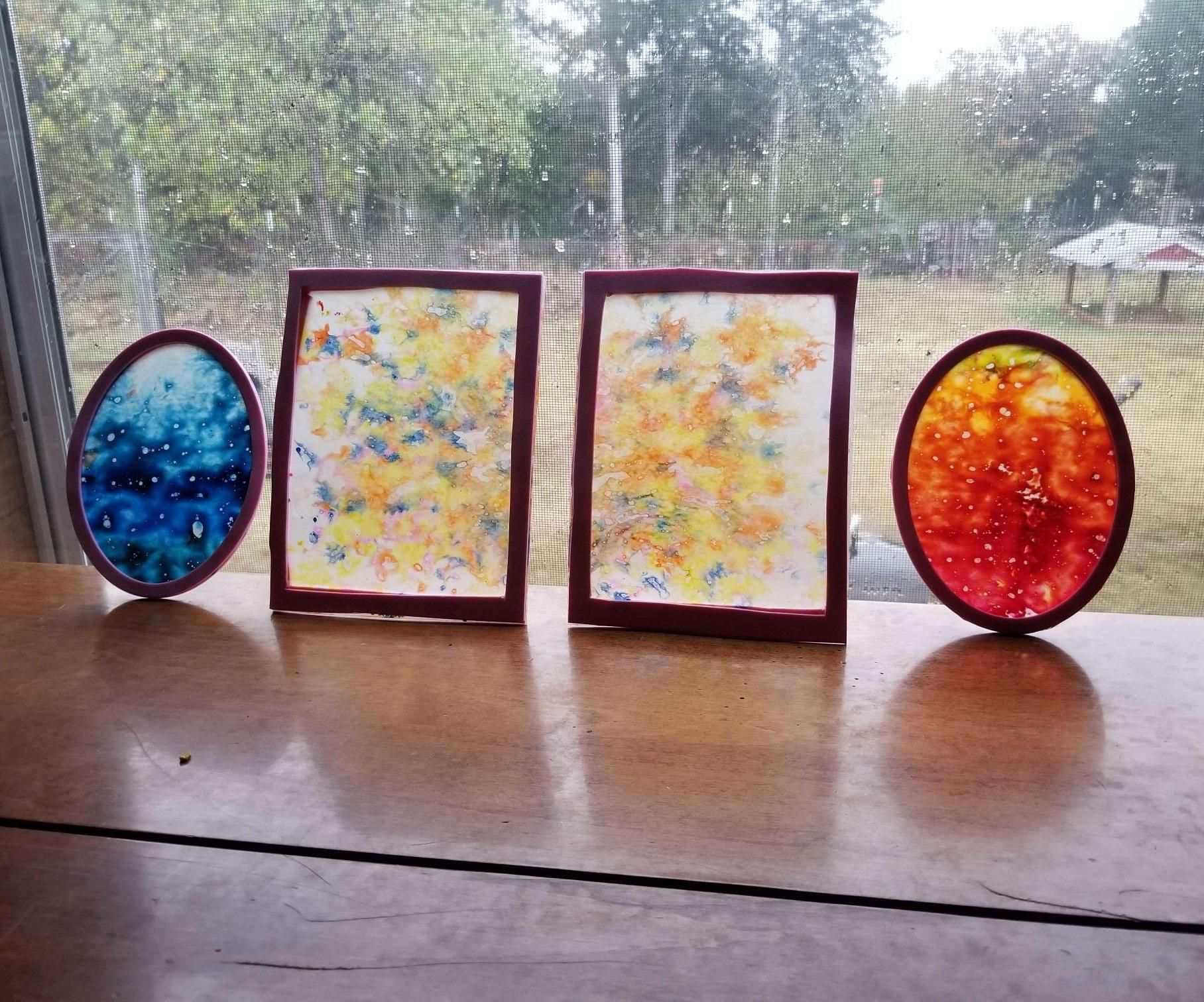 Melted Crayon Sun Catcher : 6 Steps (with Pictures) - Instructables