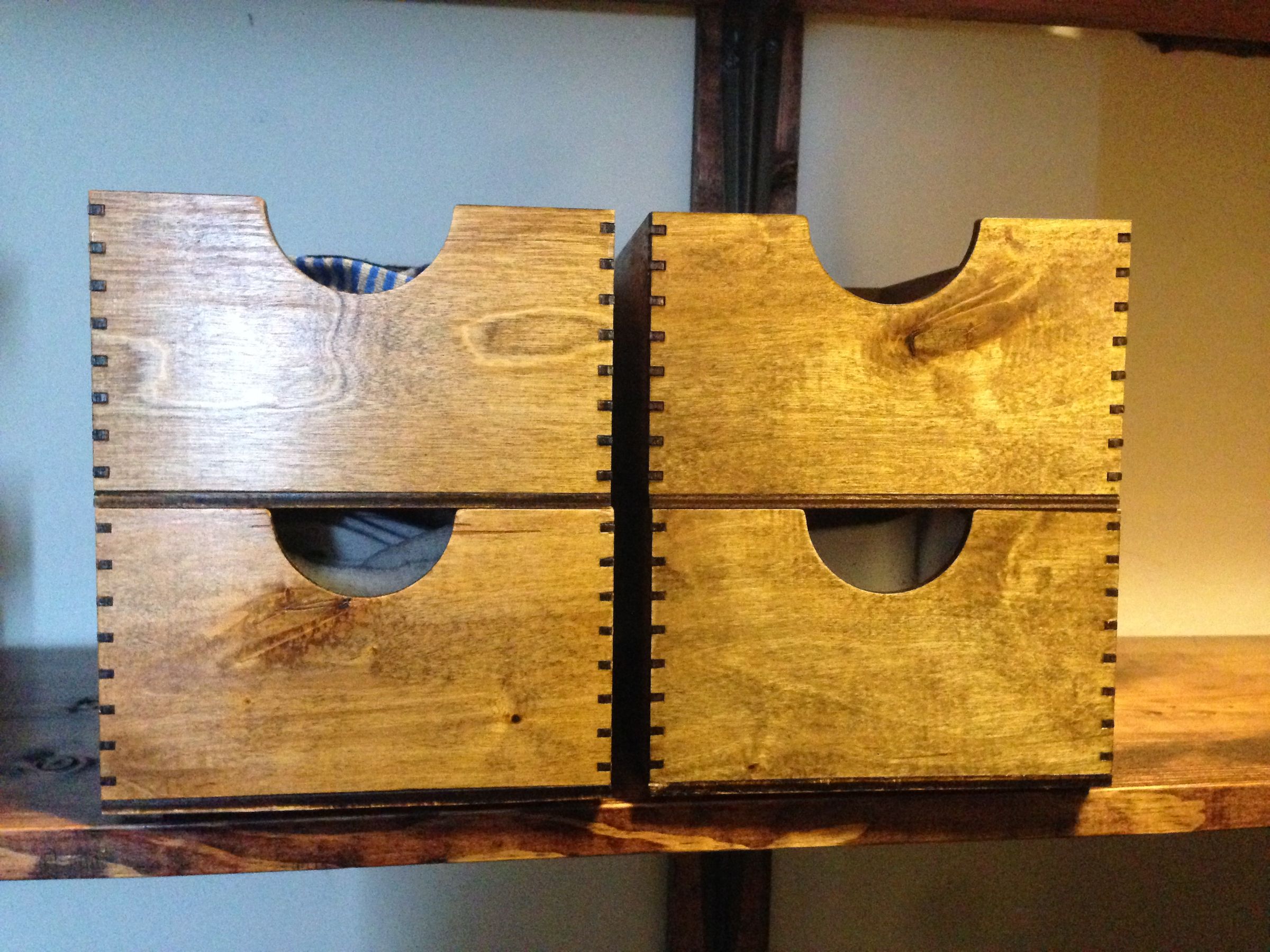 Forget Plastic! - Stackable Wooden Boxes : 3 Steps - Instructables