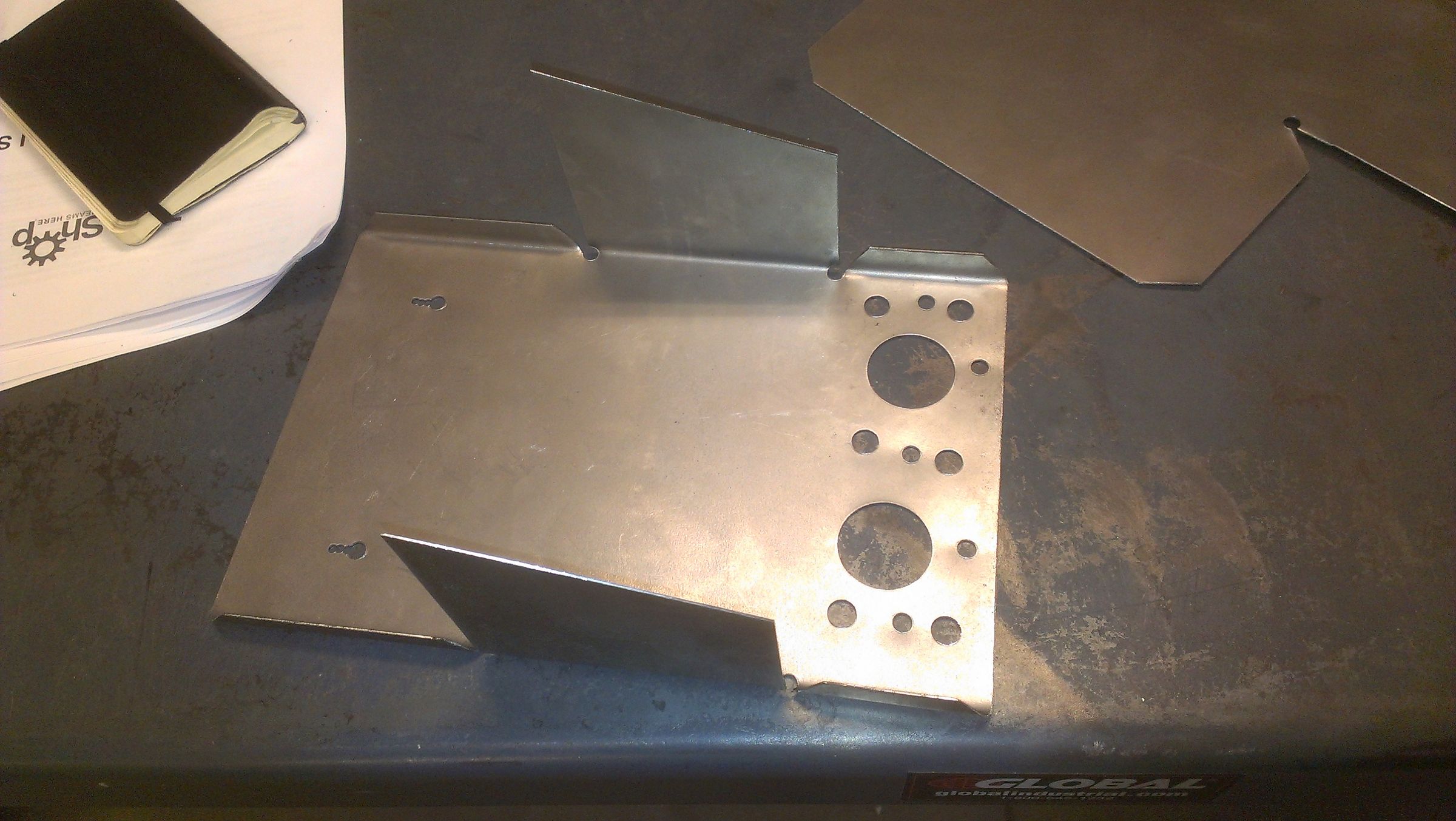 Sheet Metal Recipe Card Holder : 8 Steps - Instructables