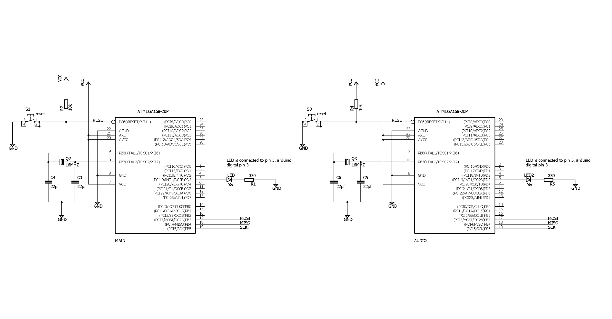Dual Core Arduino / Atemga328 - Robot Controller & Audio Player : 4 ...