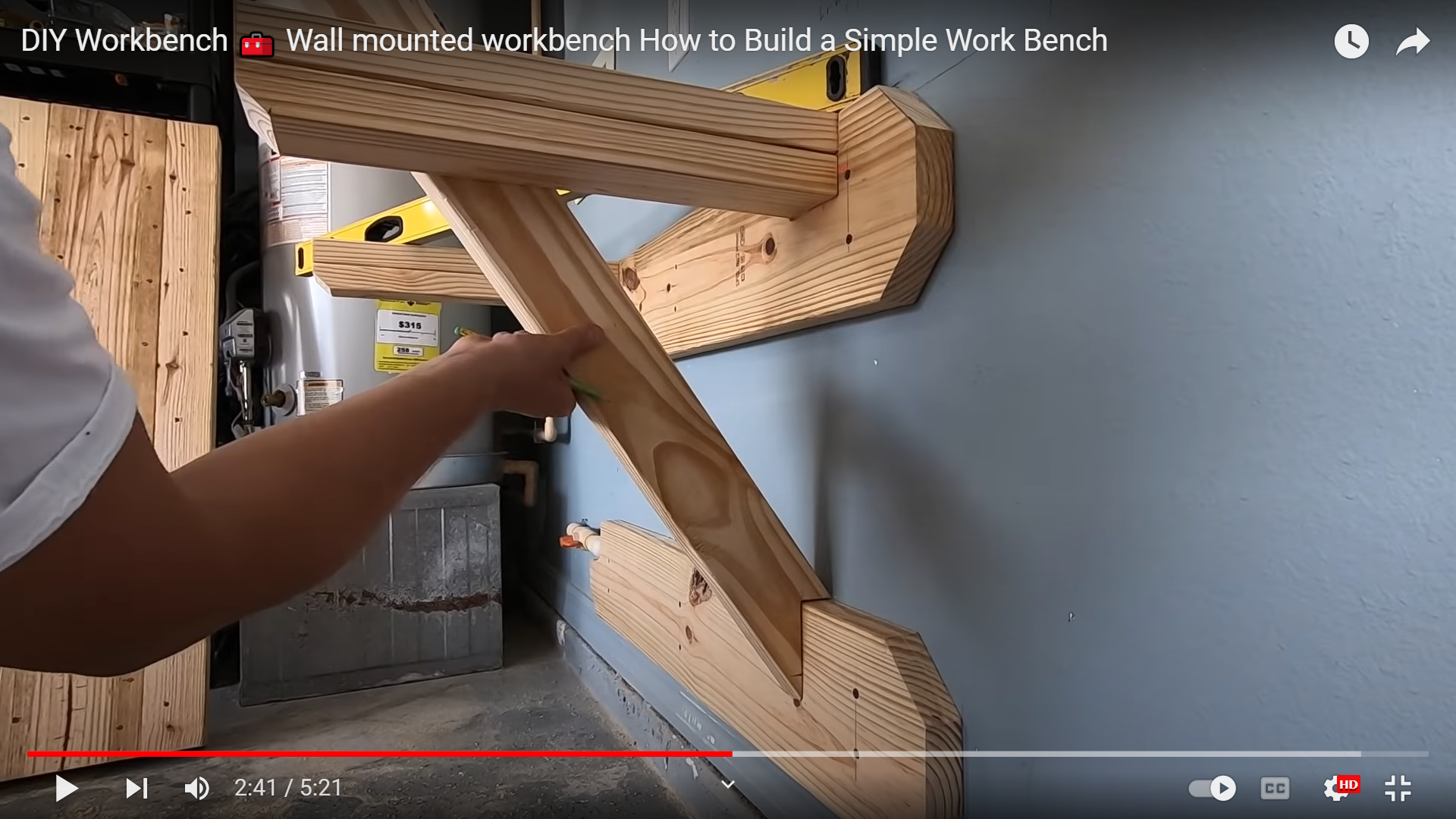 Wall Mounted Wooden Workbench: a Beginner's Project With Pictures : 6 ...