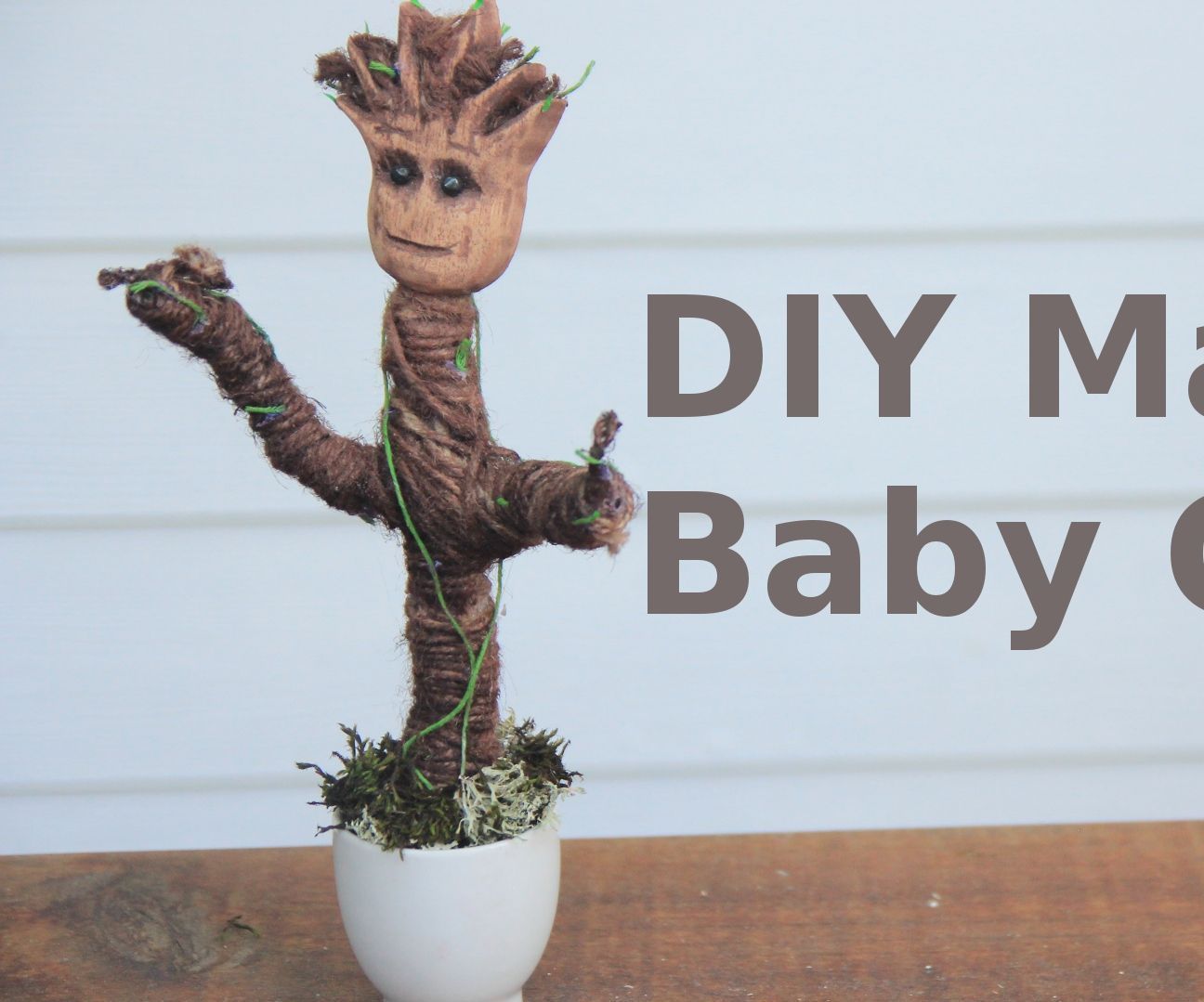 DIY Making Groot From Guardians of the Galaxy (with Pictures ...
