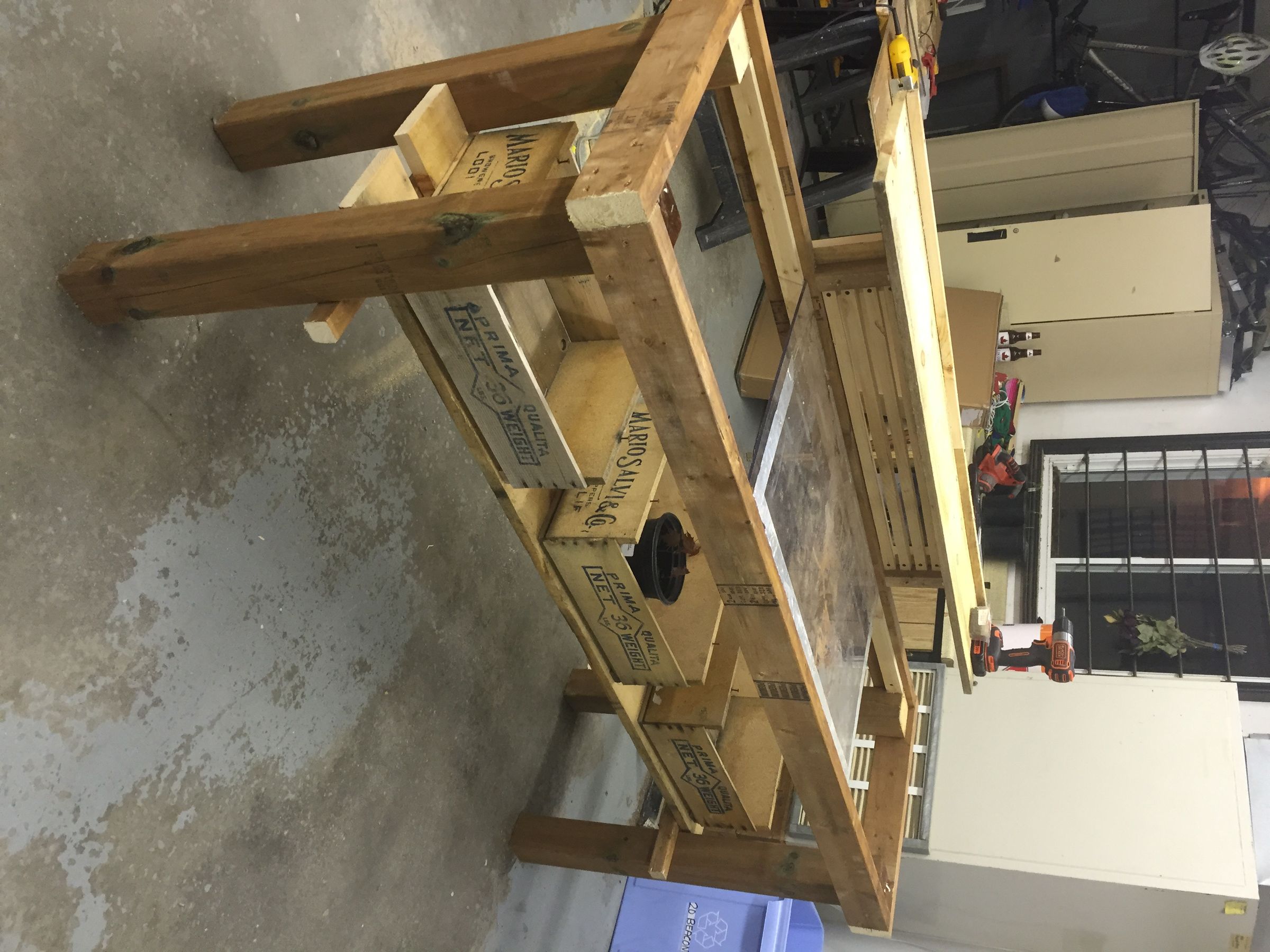 Planting Bench With Protected Growing Station : 3 Steps (with Pictures ...