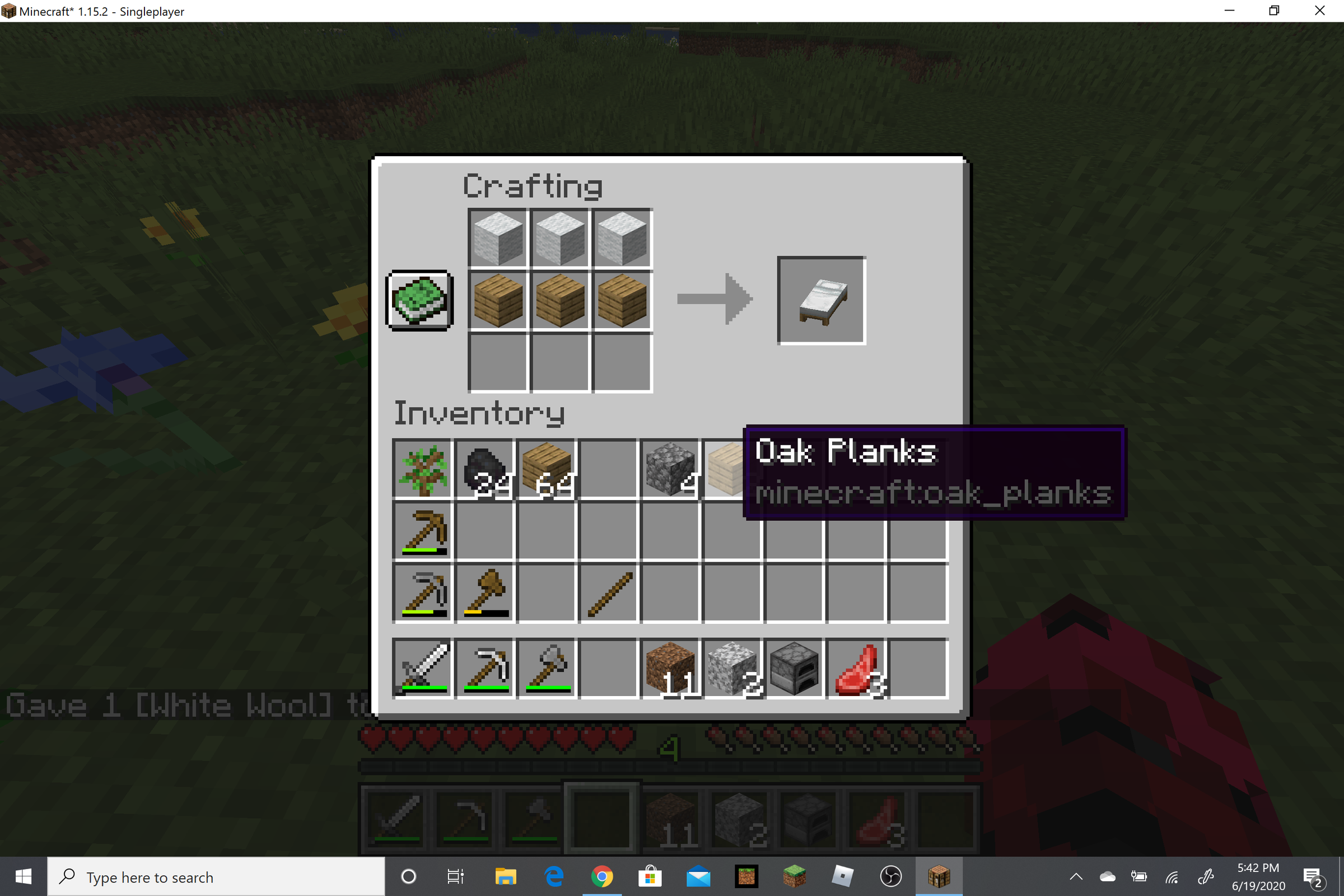 Starting a Minecraft Survival World (Java Edition) : 5 Steps ...