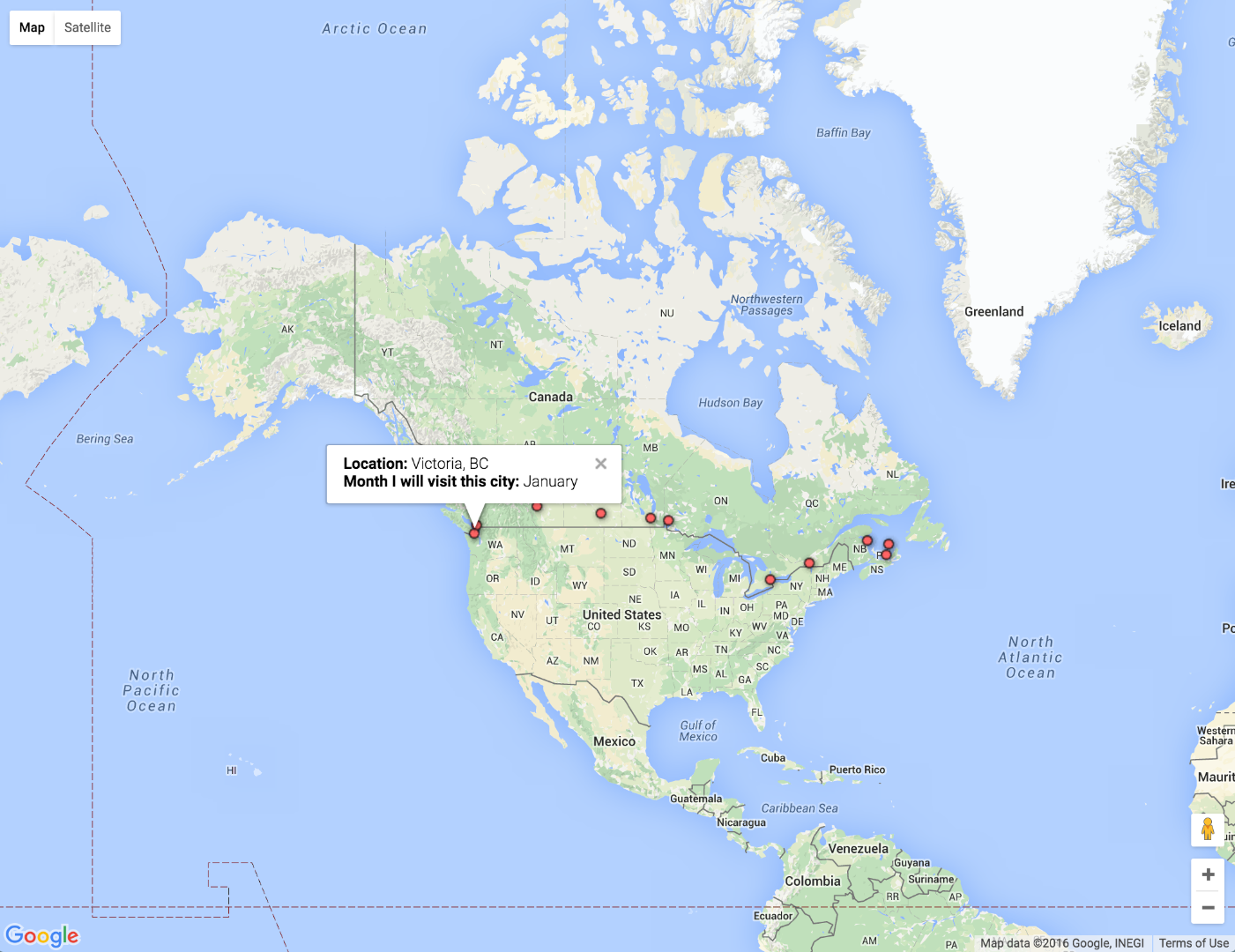 Create a Clickable Google Map to Share Geographic Information and ...