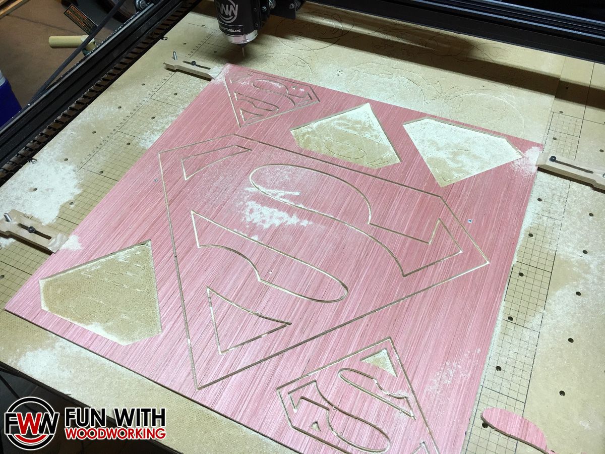 Project - CNC Superman Logos : 5 Steps (with Pictures) - Instructables