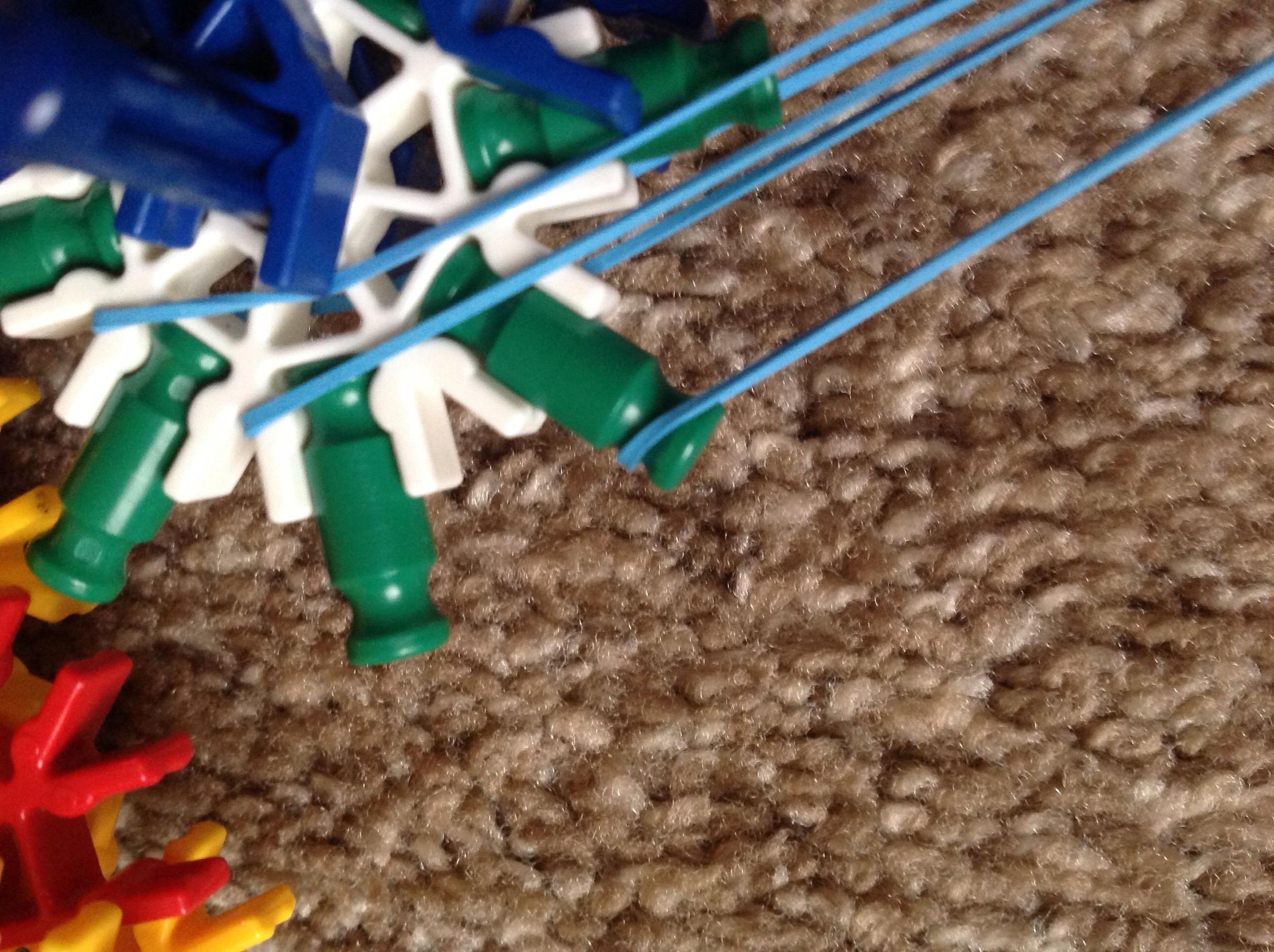 Knex Semi Auto Three Shot Rubber Band Shooter : 5 Steps - Instructables