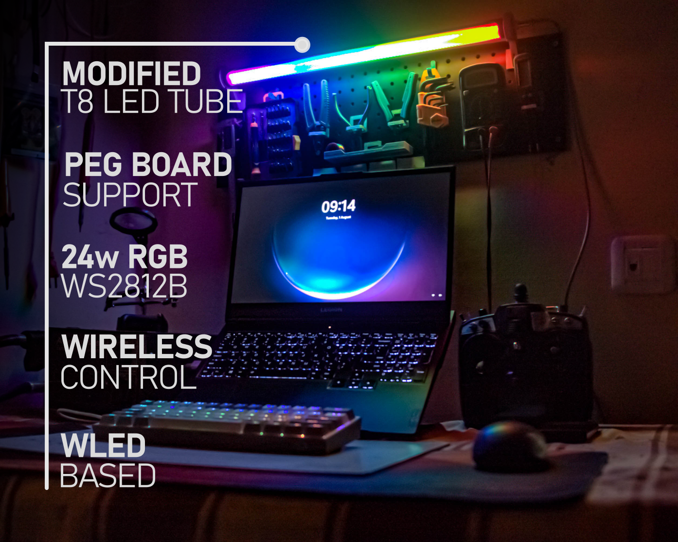 Pixel Rainbow LED Tube for Home/video Lighting : 14 Steps (with ...