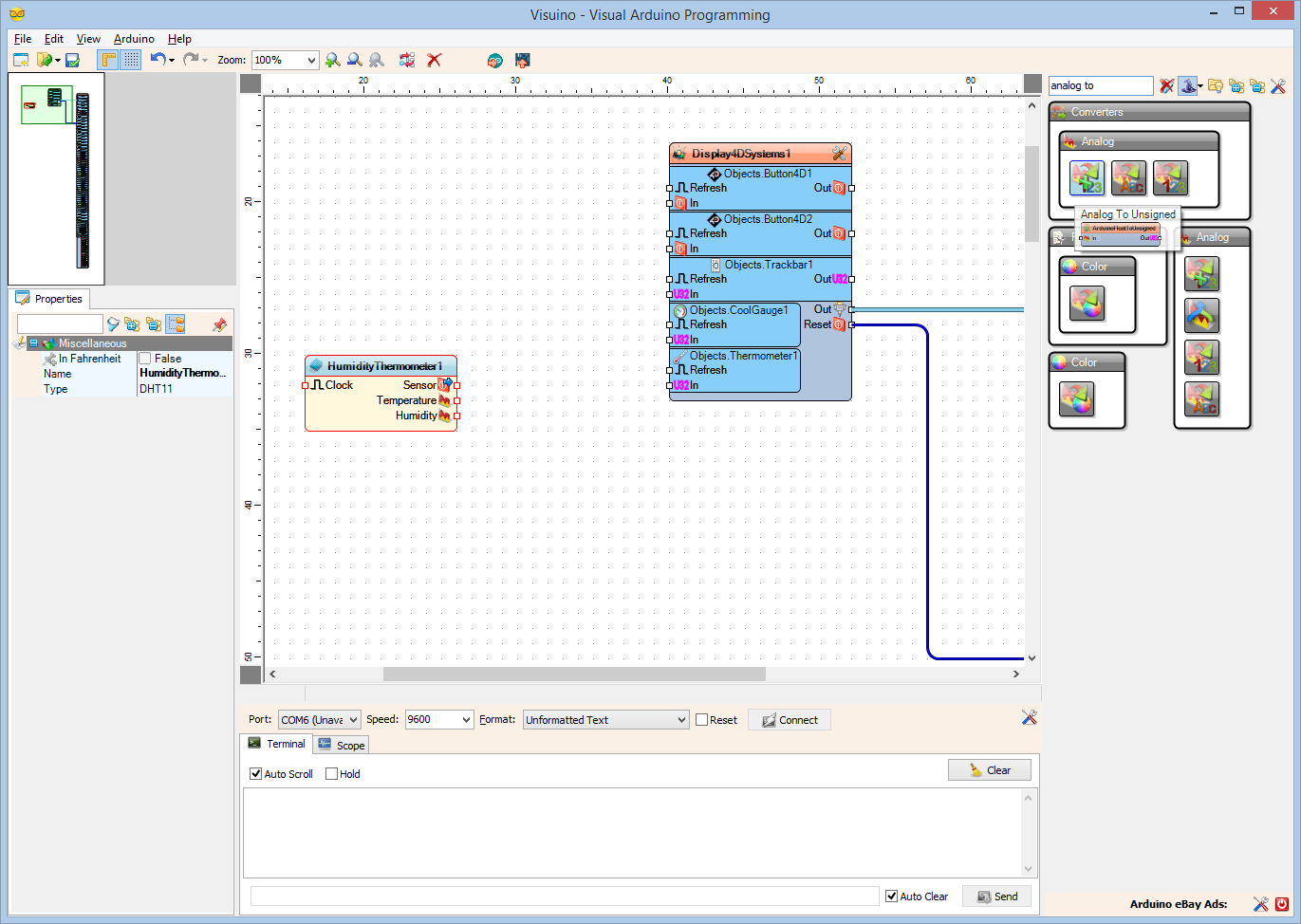 Arduino and Visuino: Connect 4D Systems ViSi Genie Smart Touchscreen ...