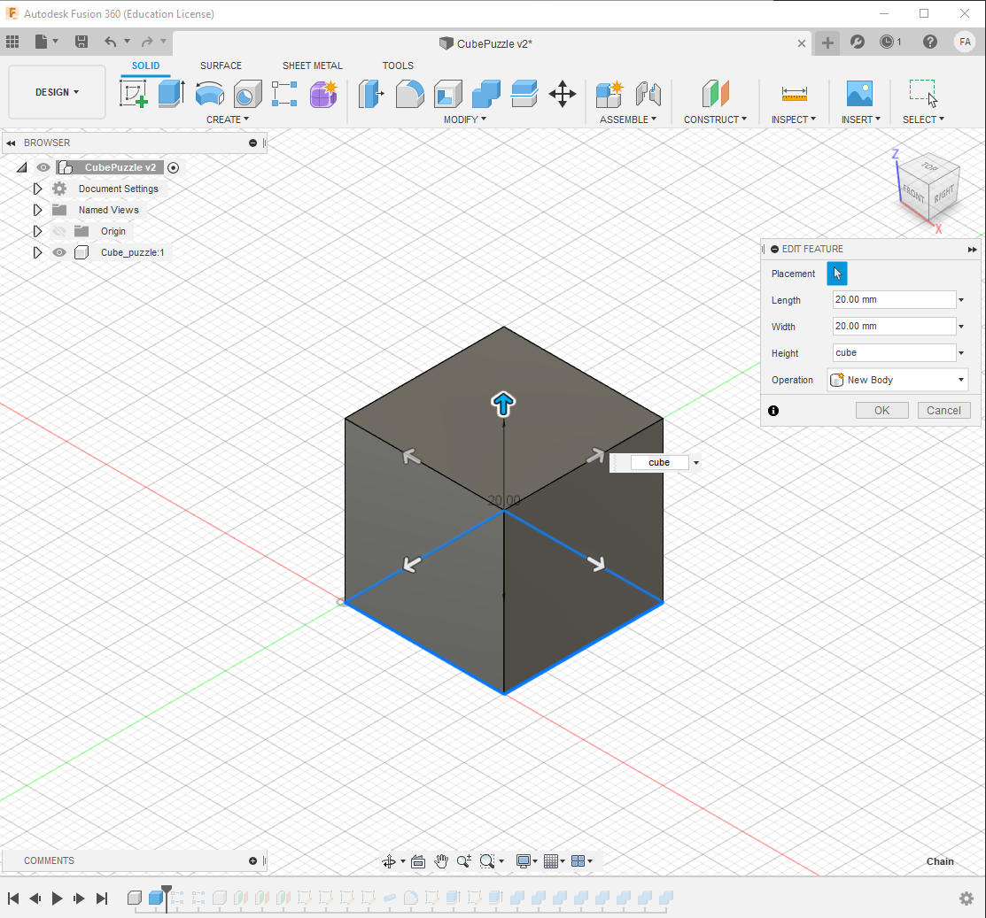 Design and Make a 3D Puzzle Cube (with Fusion360) : 7 Steps (with Pictures) - Instructables