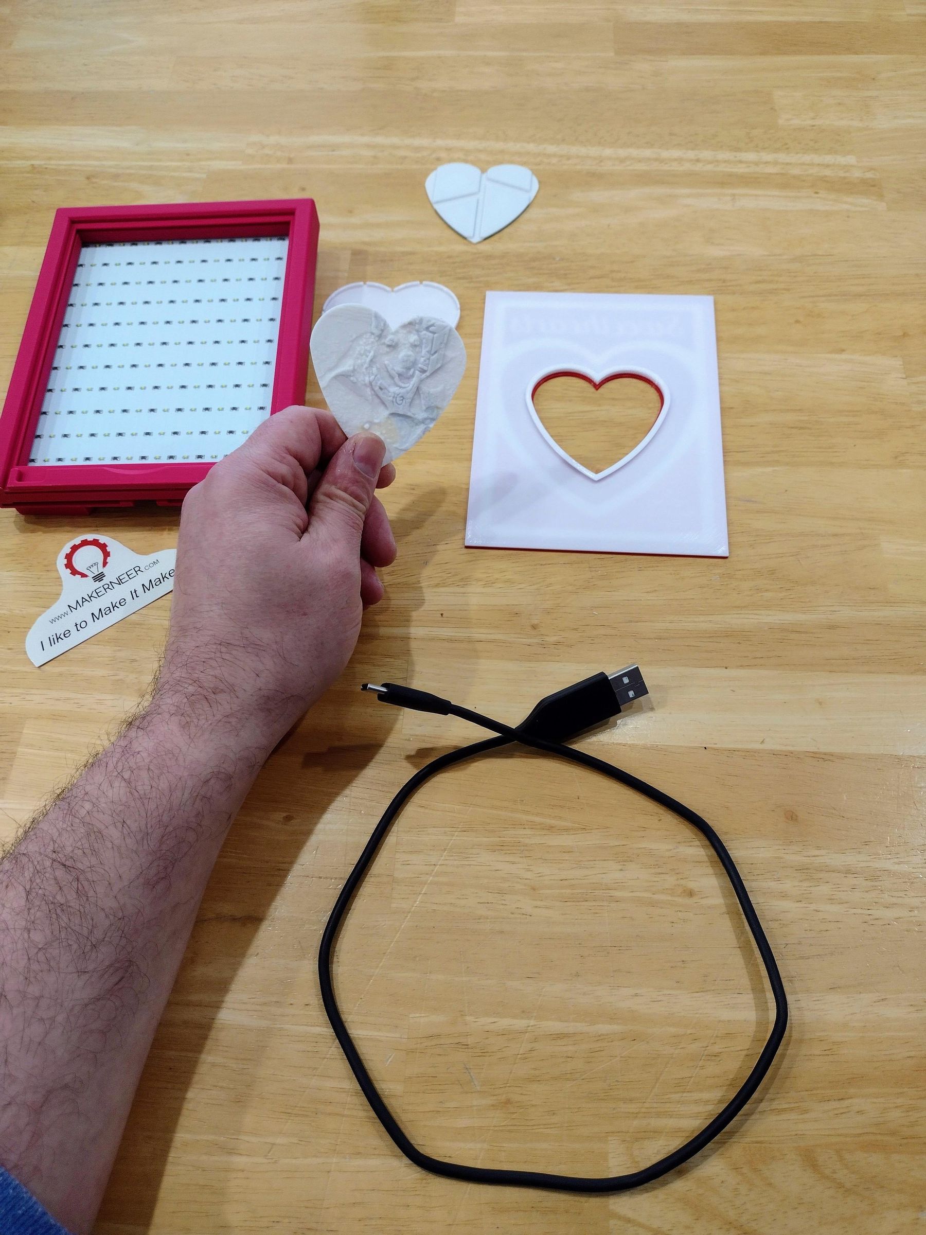 Sweethearts Candy Lightbox W/ Color Lithophane : 5 Steps (with Pictures ...