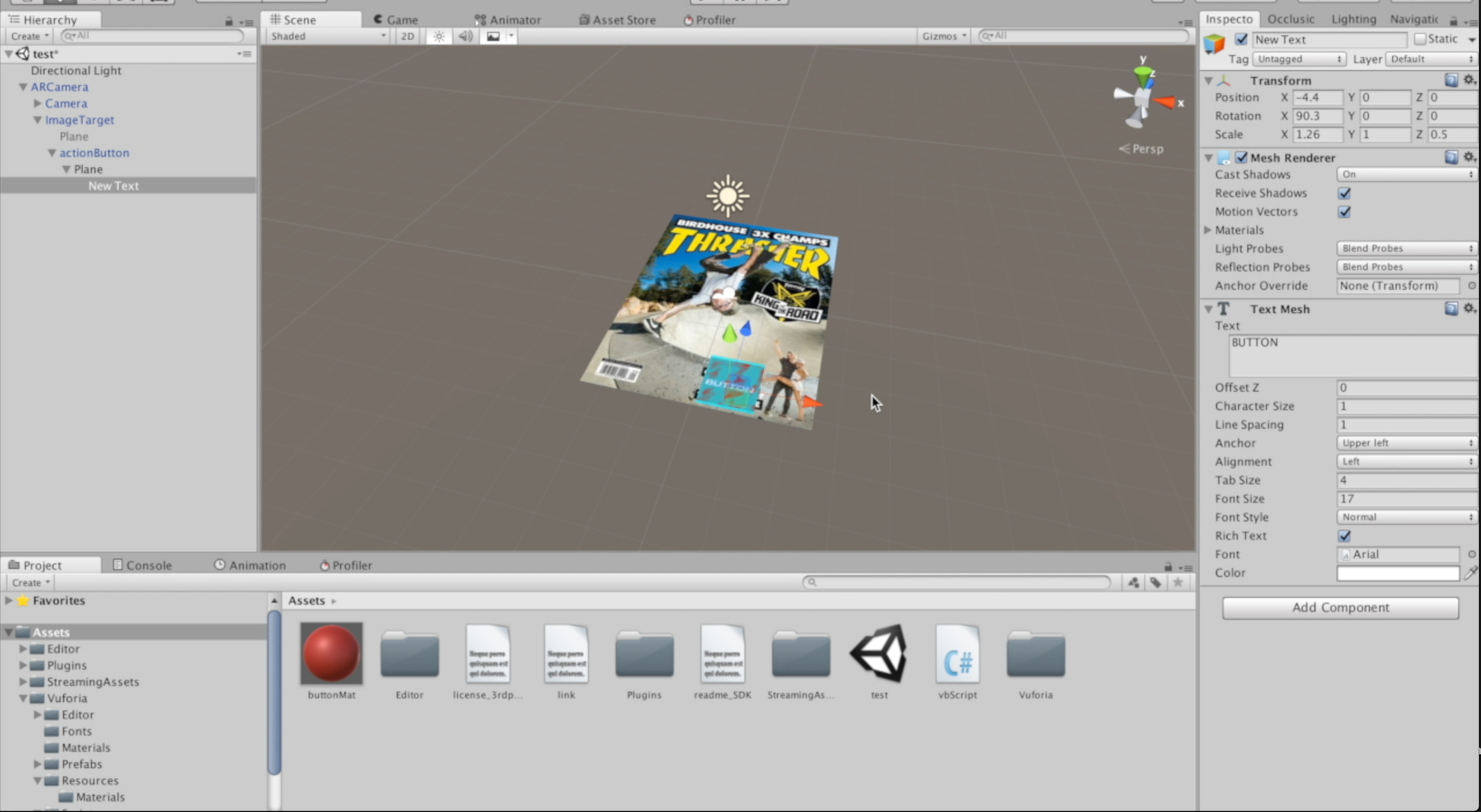 How to Augmented Reality Tutorial: Virtual Buttons : 7 Steps (with ...