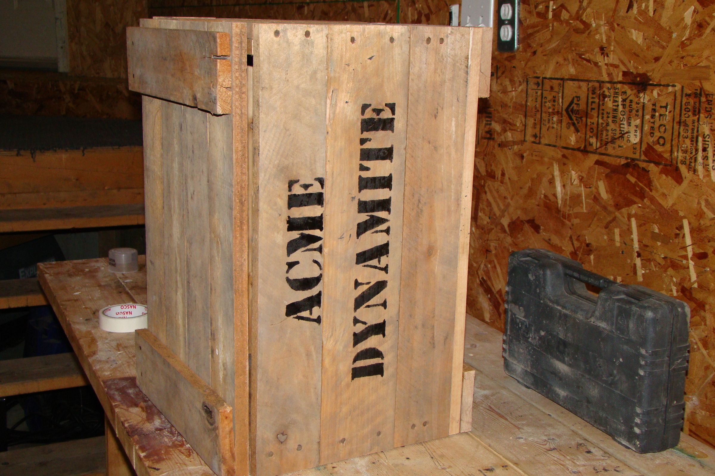 "Dynamite Crate" End Table From Old Pallet : 5 Steps (with Pictures ...