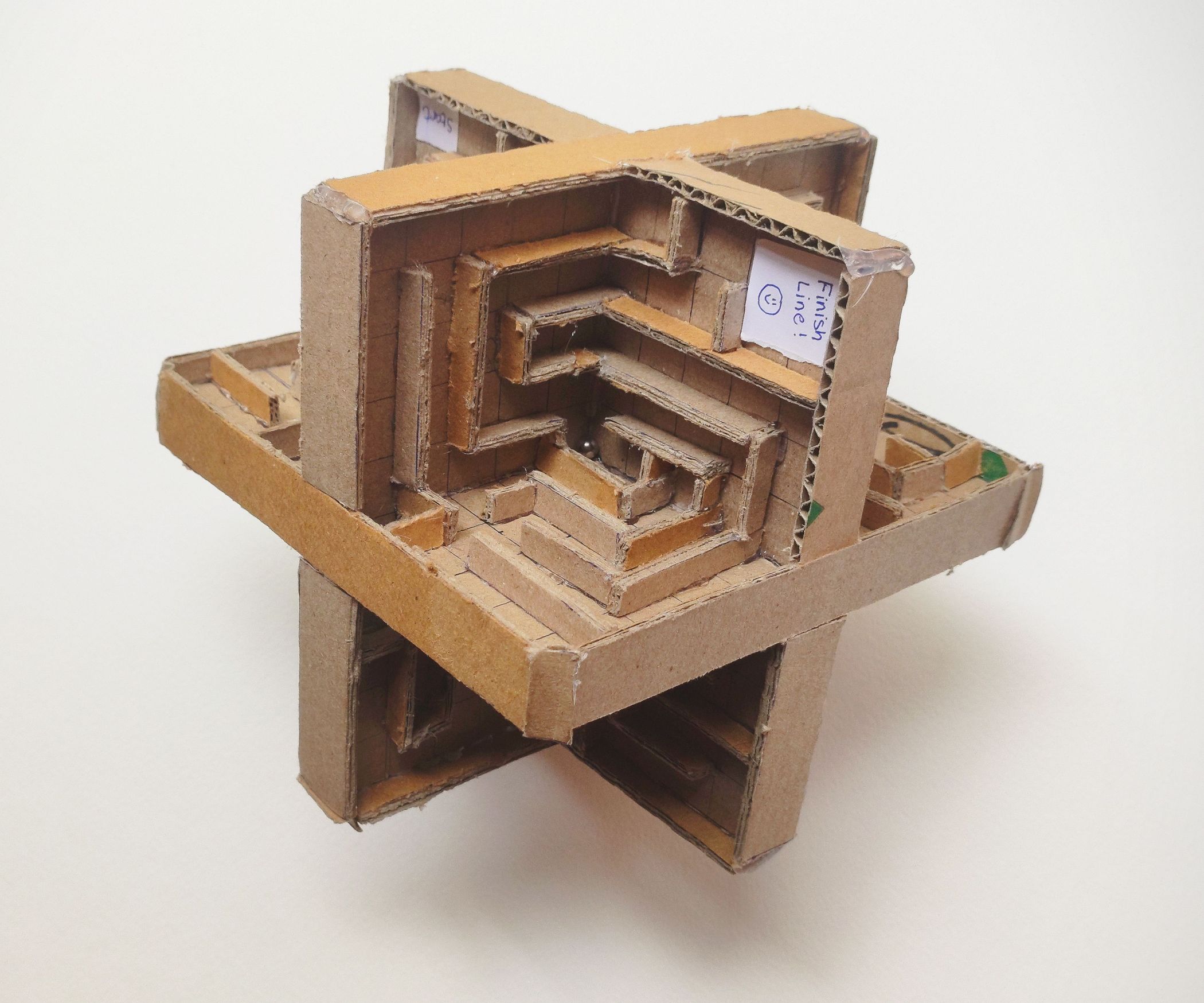 3D Cardboard Labyrinth Maze : 19 Steps (with Pictures) - Instructables