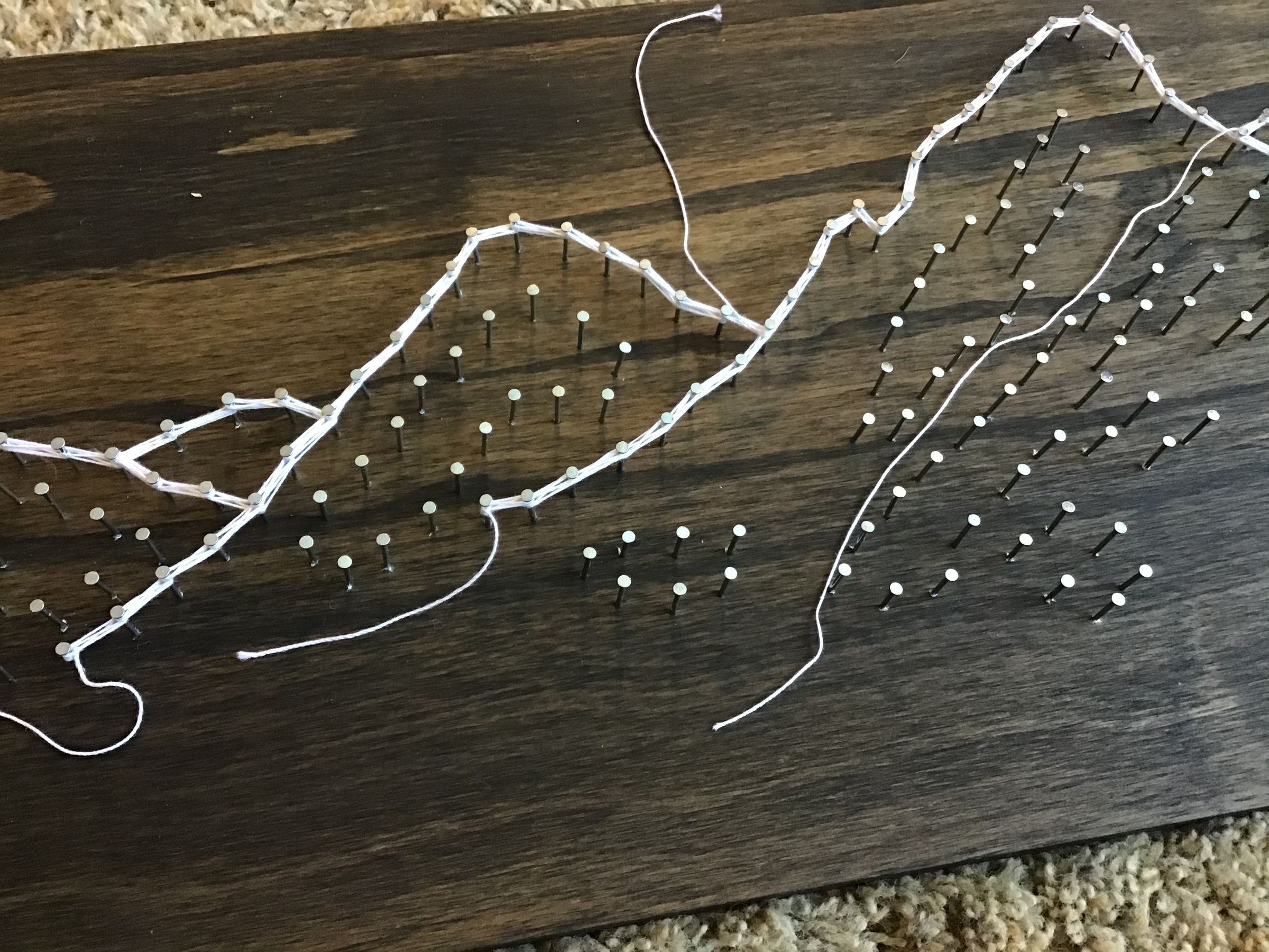 How to Make Professional Looking String Art : 6 Steps (with Pictures ...