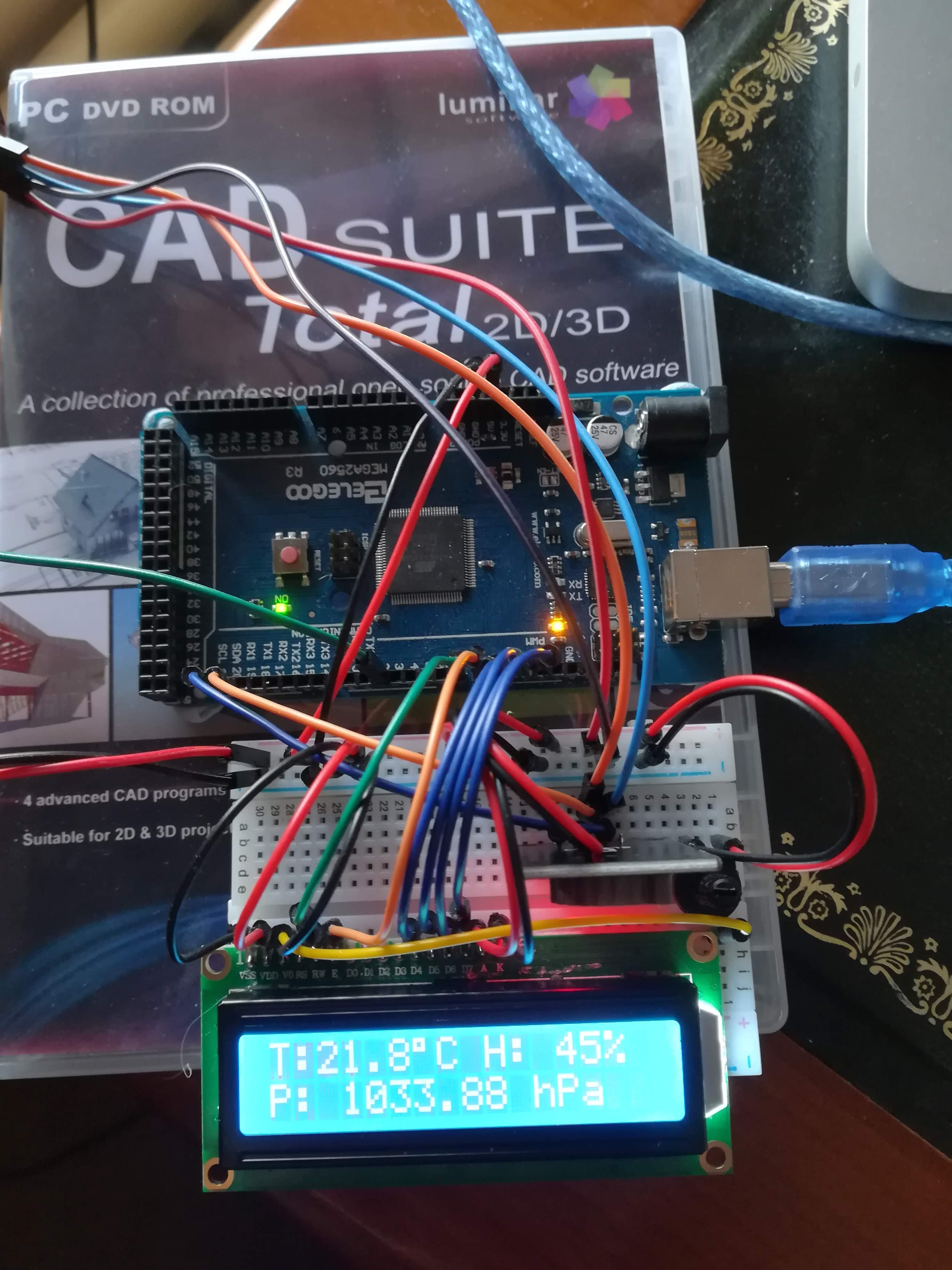 Arduino Easy Weather Station With BME280 Sensor : 6 Steps (with ...