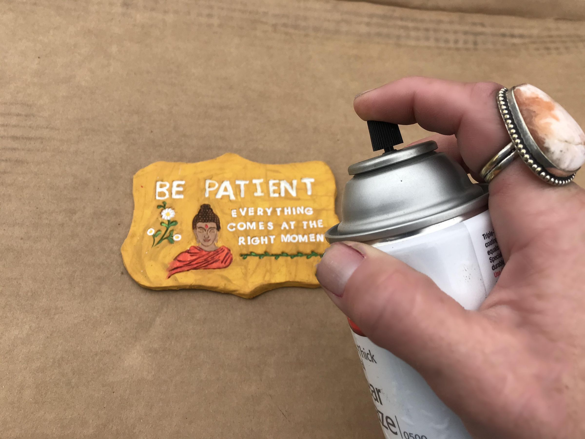 Make an Inspirational Quote Plaque Using Clay : 14 Steps - Instructables