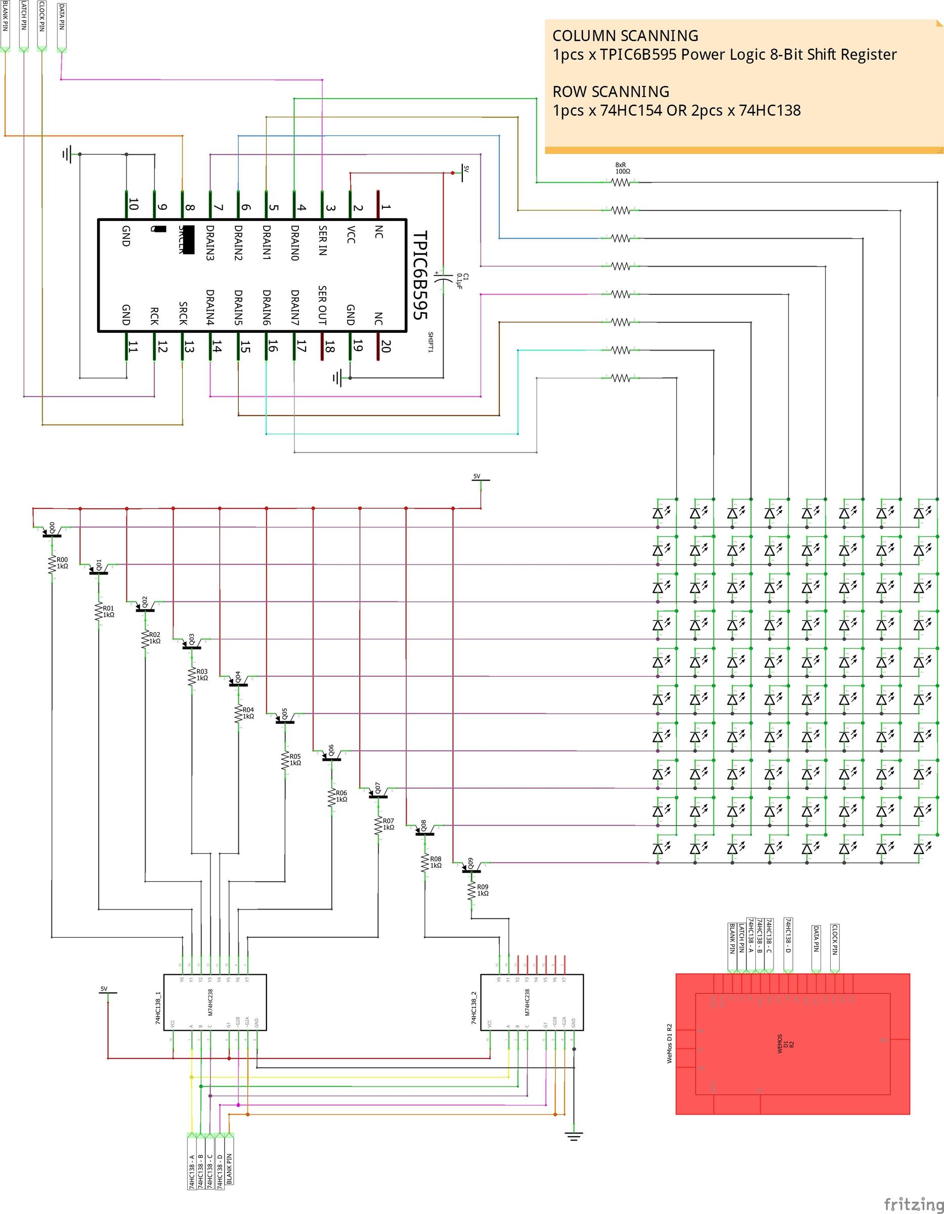 SEE-THROUGH LED MATRIX WITH WASHERS : 6 Steps (with Pictures ...