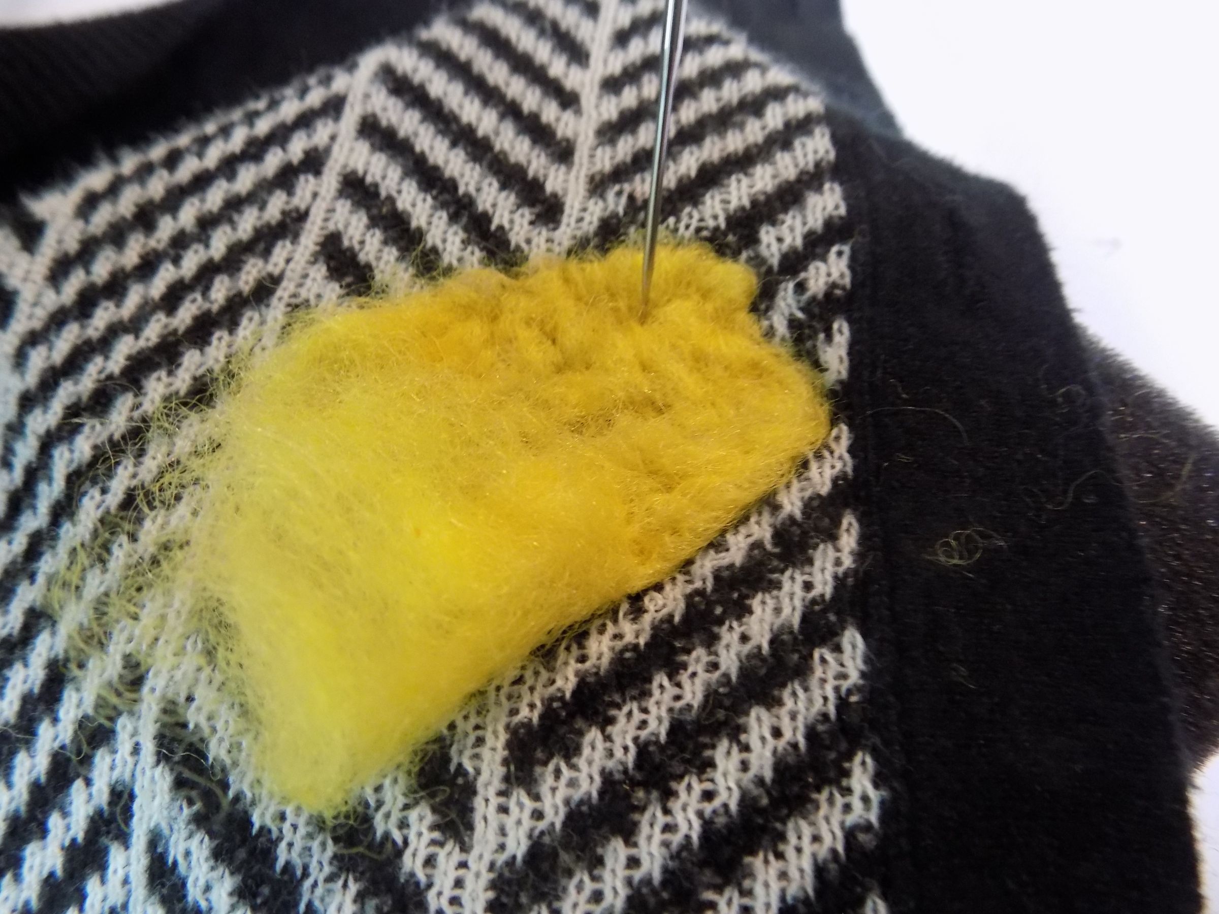 Patch a Hole With Needle Felting : 8 Steps (with Pictures) - Instructables