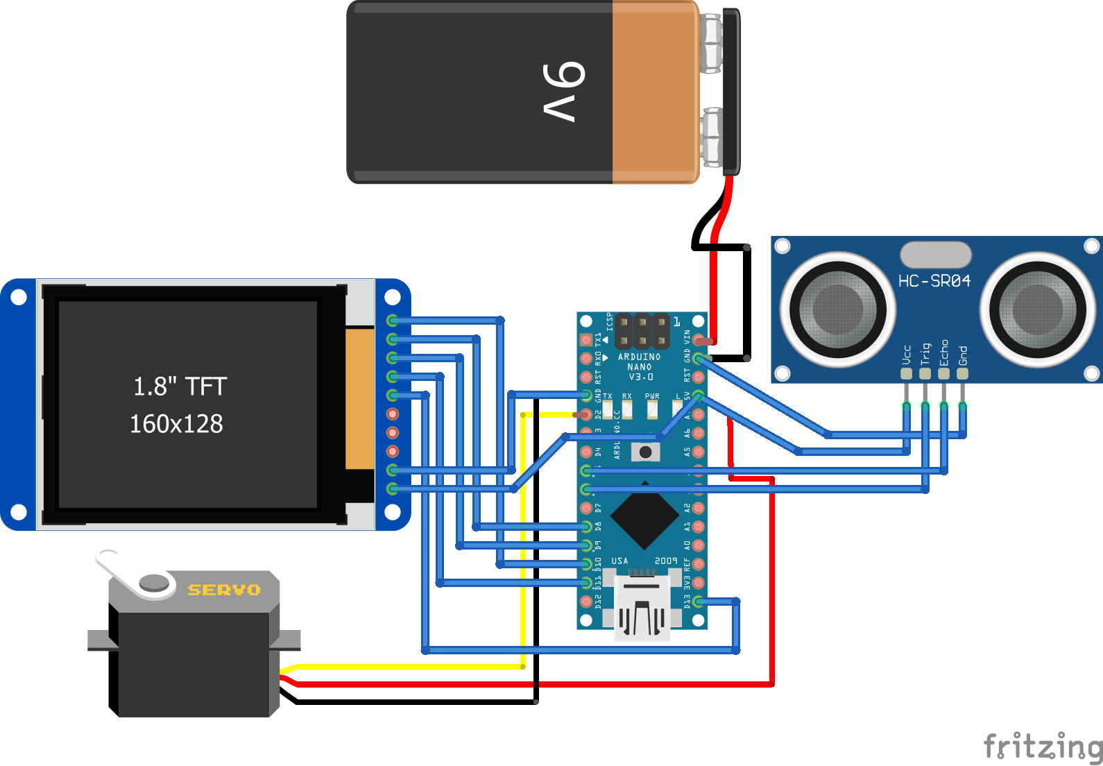 Arduino based Mini radar Detection Pro Project | MULTAN ELECTRONICS