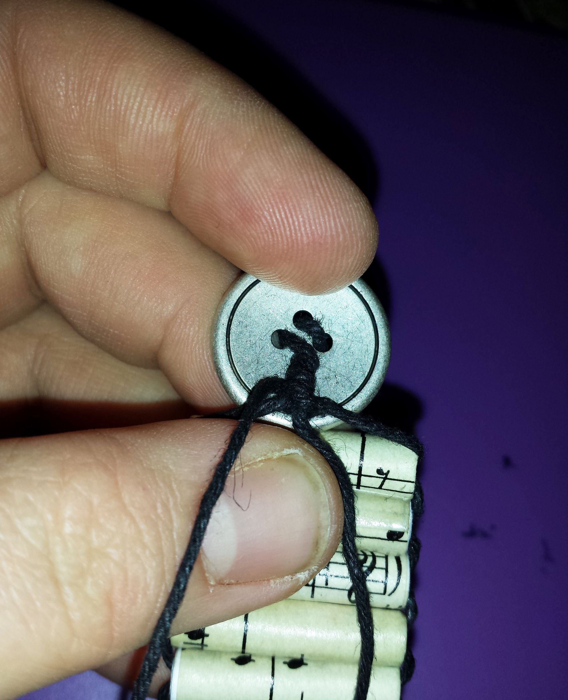 Vintage Sheet Music Paper Bead Bracelet : 7 Steps (with Pictures ...