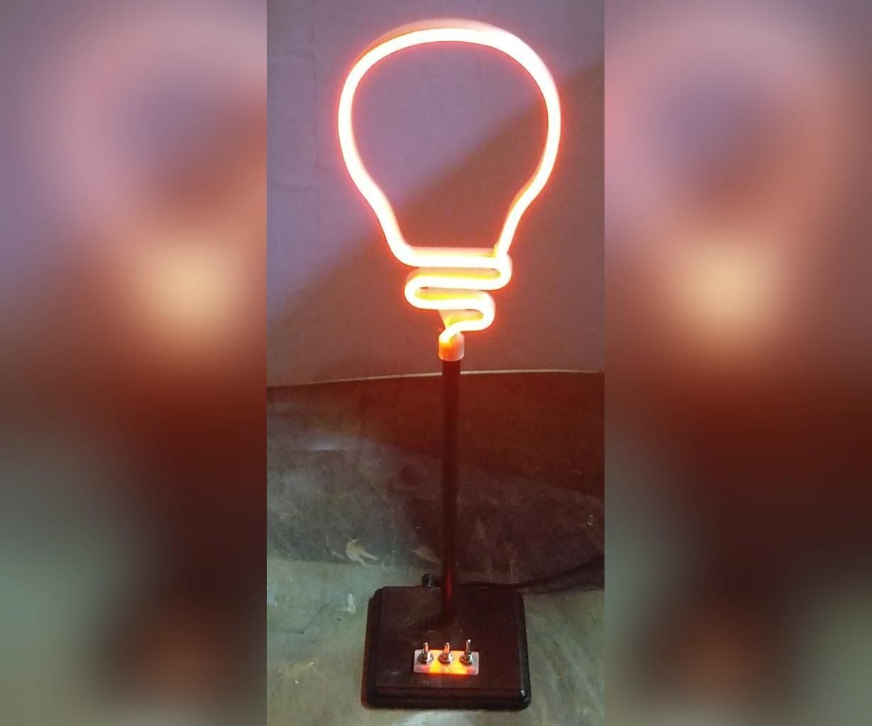 Electric Bulb Shaped Neon Led Lamp : 5 Steps (with Pictures ...