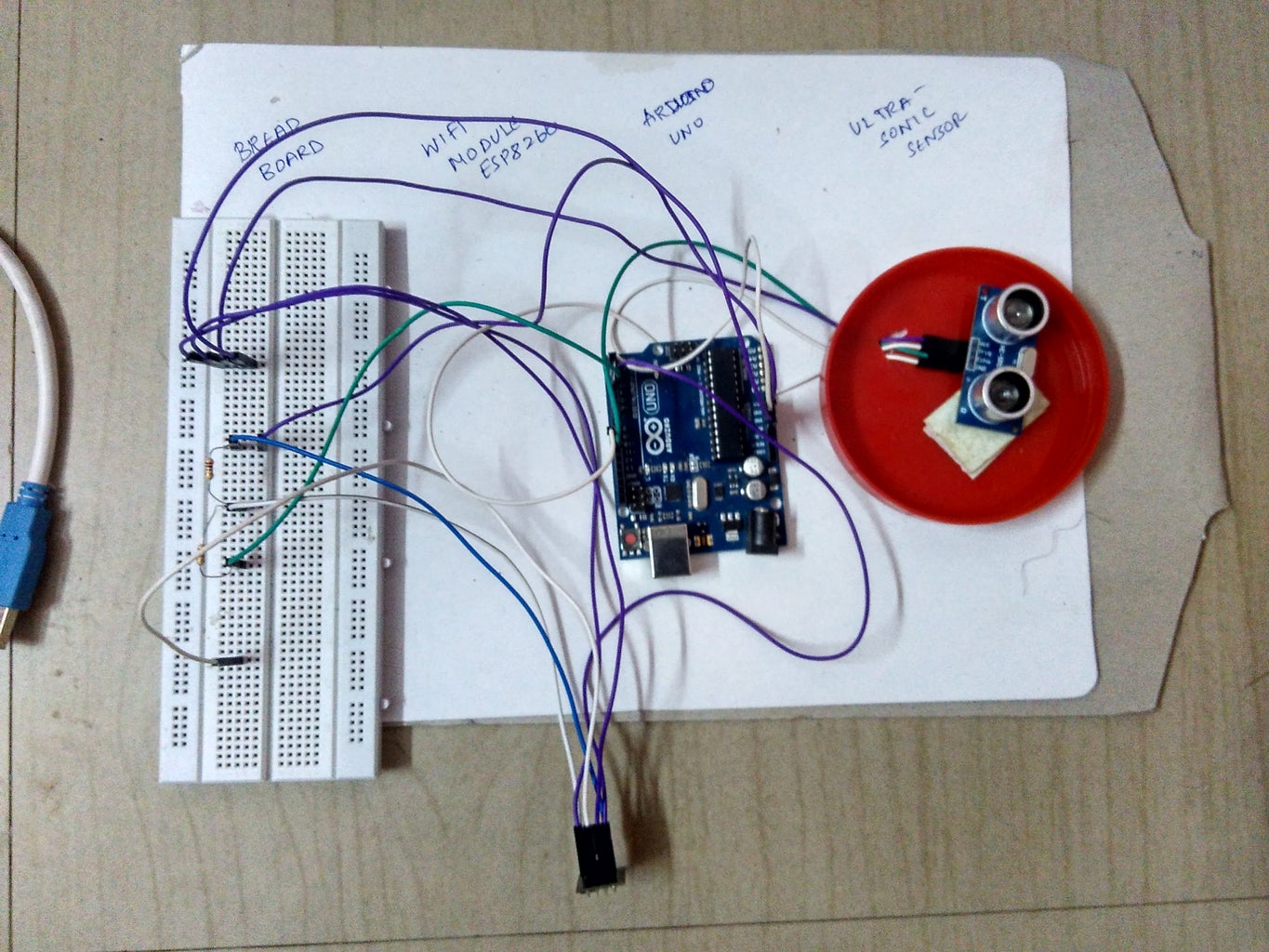 Iot Smart Jar Using Esp8266 Arduino And Ultrasonic Sensor Publishing Data In Local Server 6936