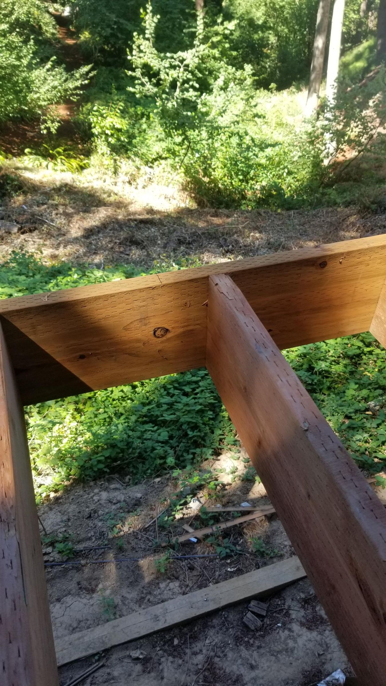 How to Attach Railing Posts to a Deck Frame : 10 Steps (with Pictures ...