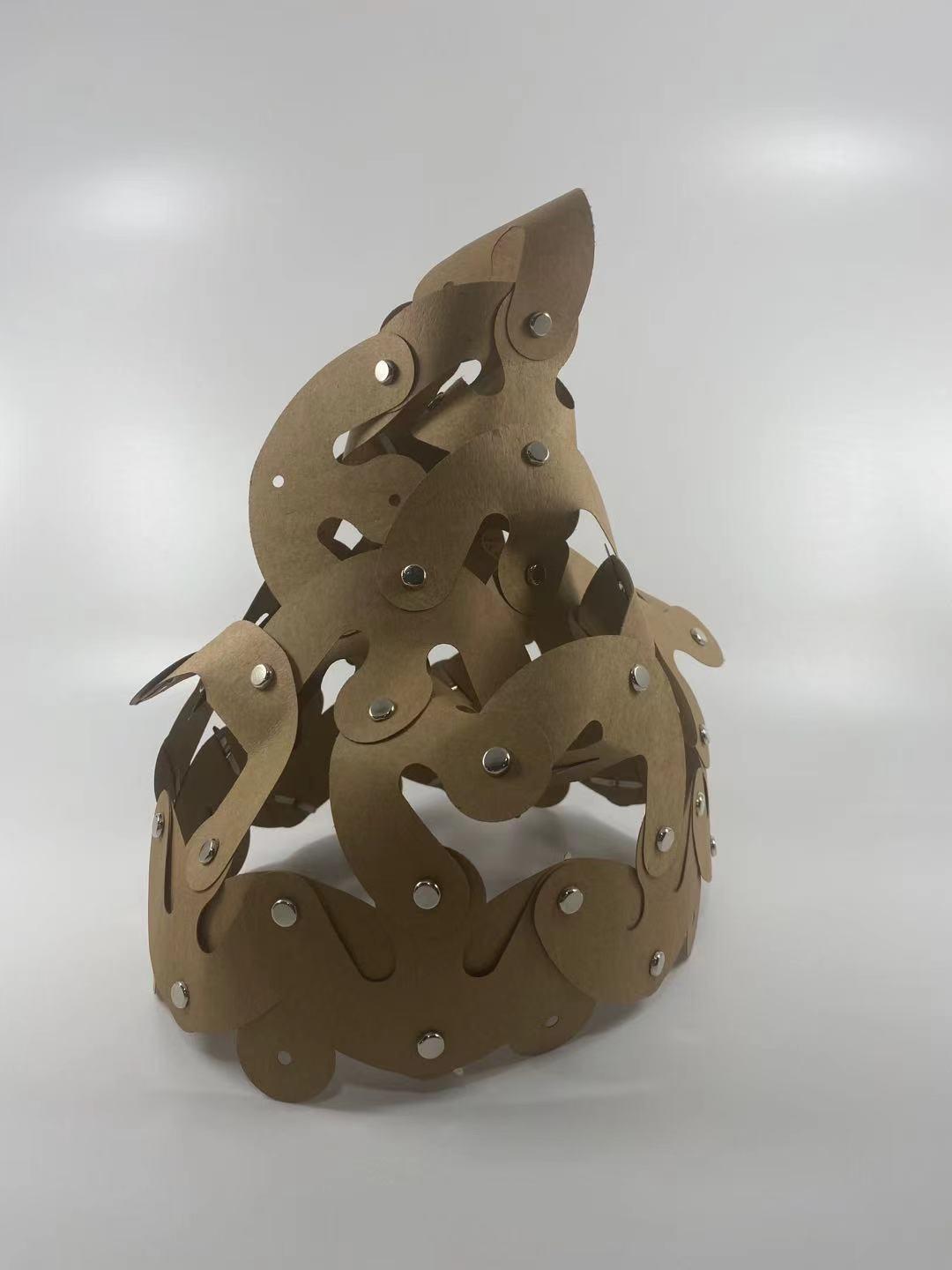 Flame Lamp Shade - Modular Structure : 4 Steps - Instructables