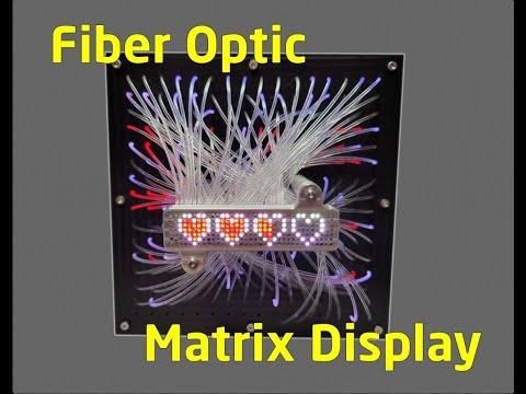 Fiber Optic Matrix Display : 7 Steps (with Pictures) - Instructables