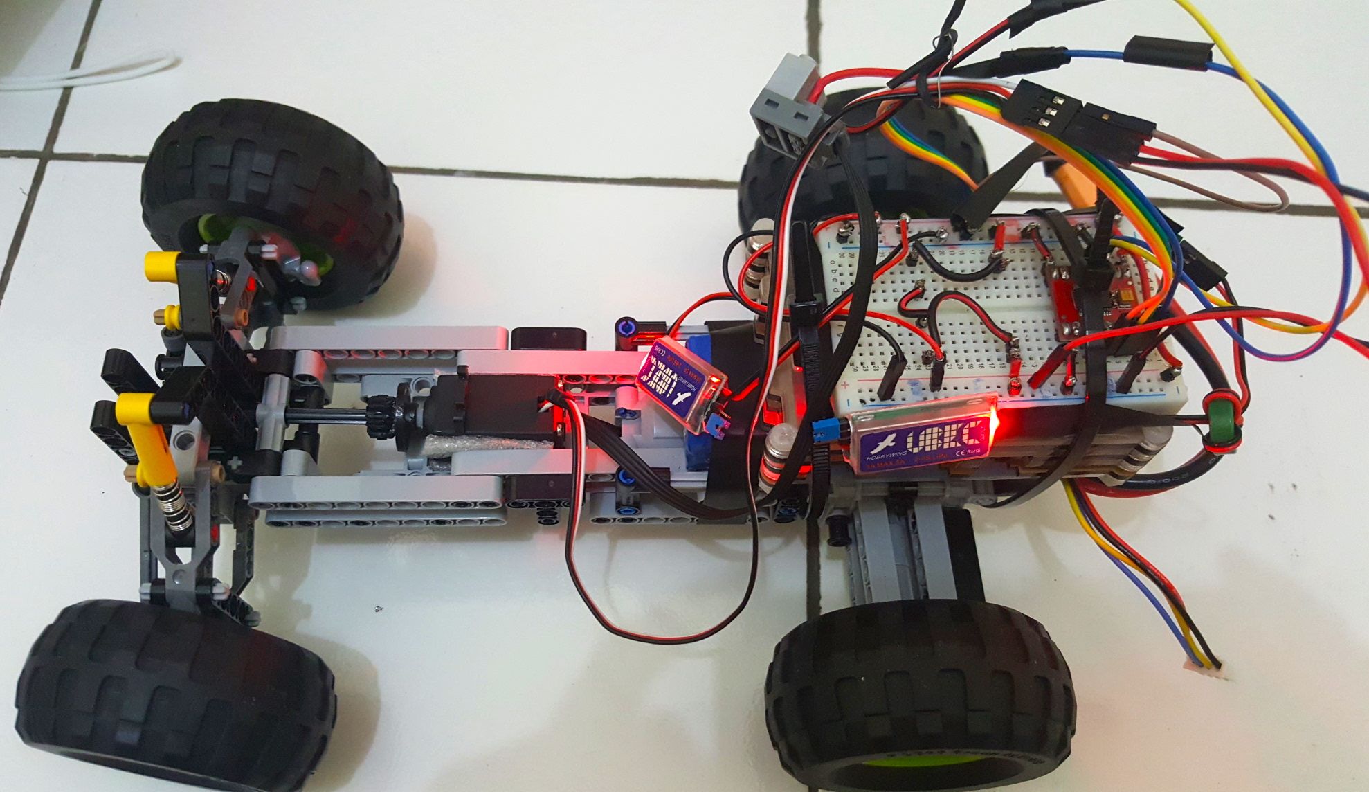 DIY - Control Off-road Lego Car Through Internet (IoT) - Part 2 (Front ...