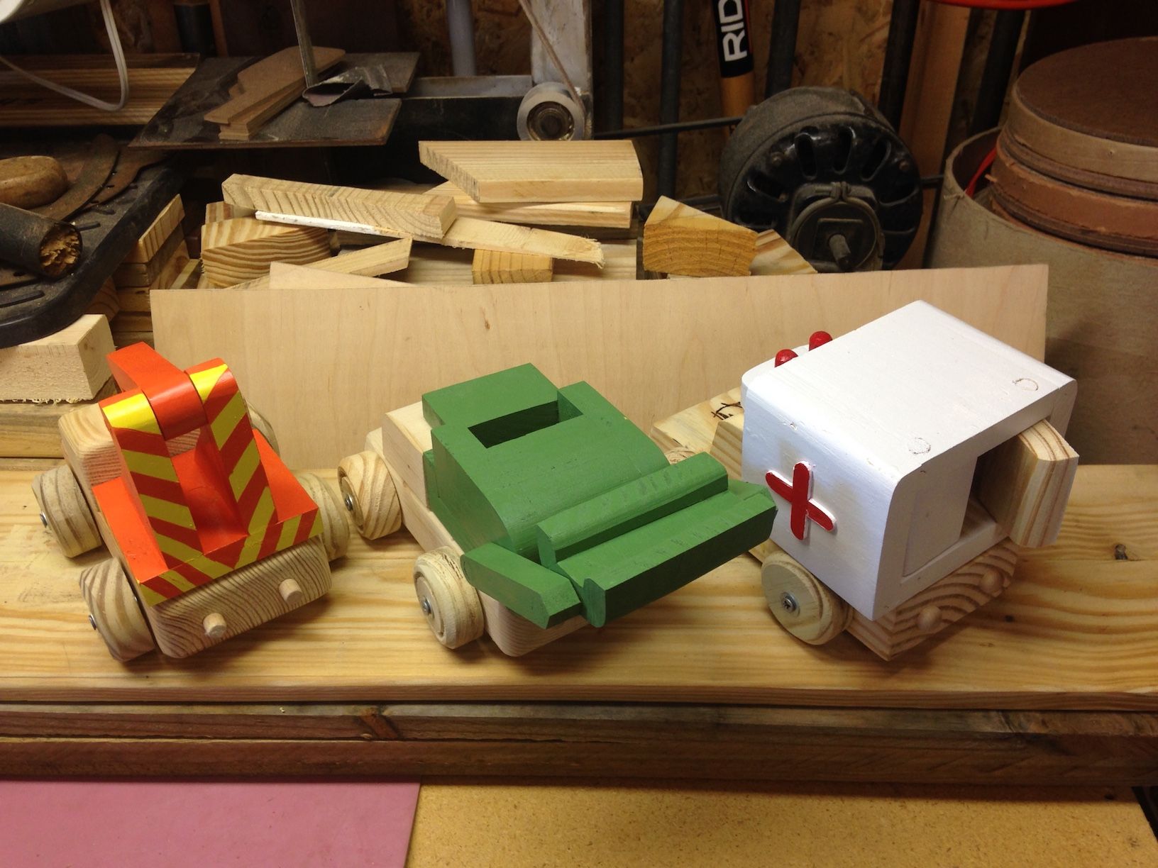 Interchangle Toy Trucks (Reclaimed) : 13 Steps (with Pictures ...
