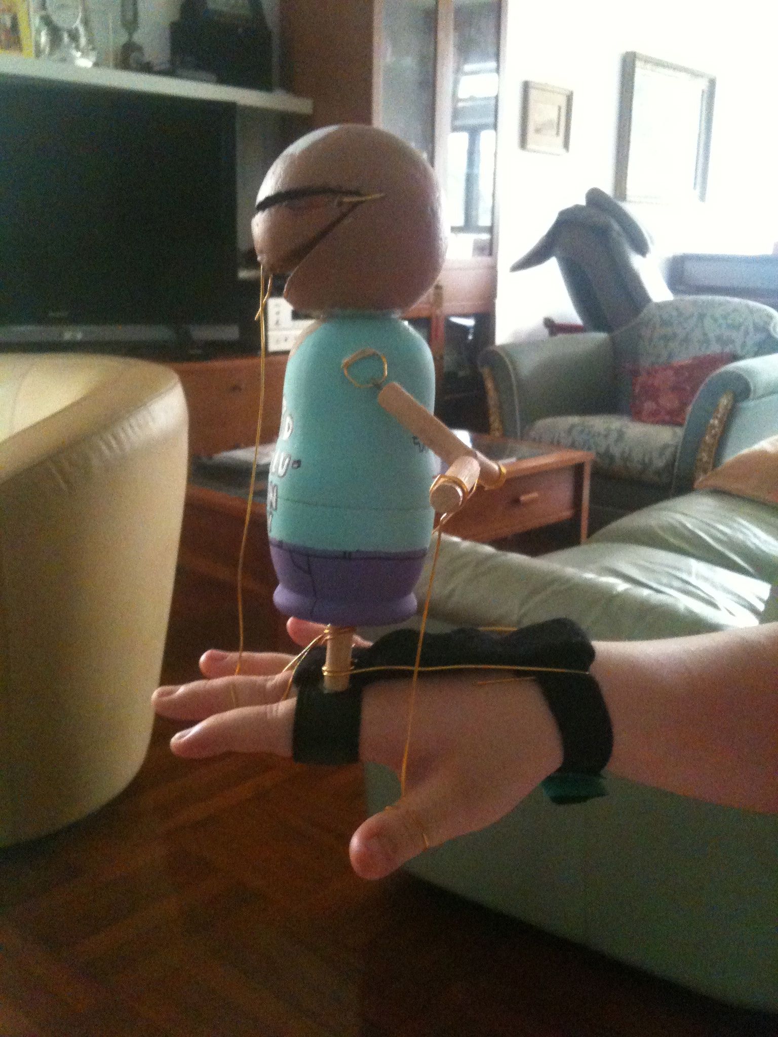 Puppet Controlled With a Single Hand : 8 Steps - Instructables